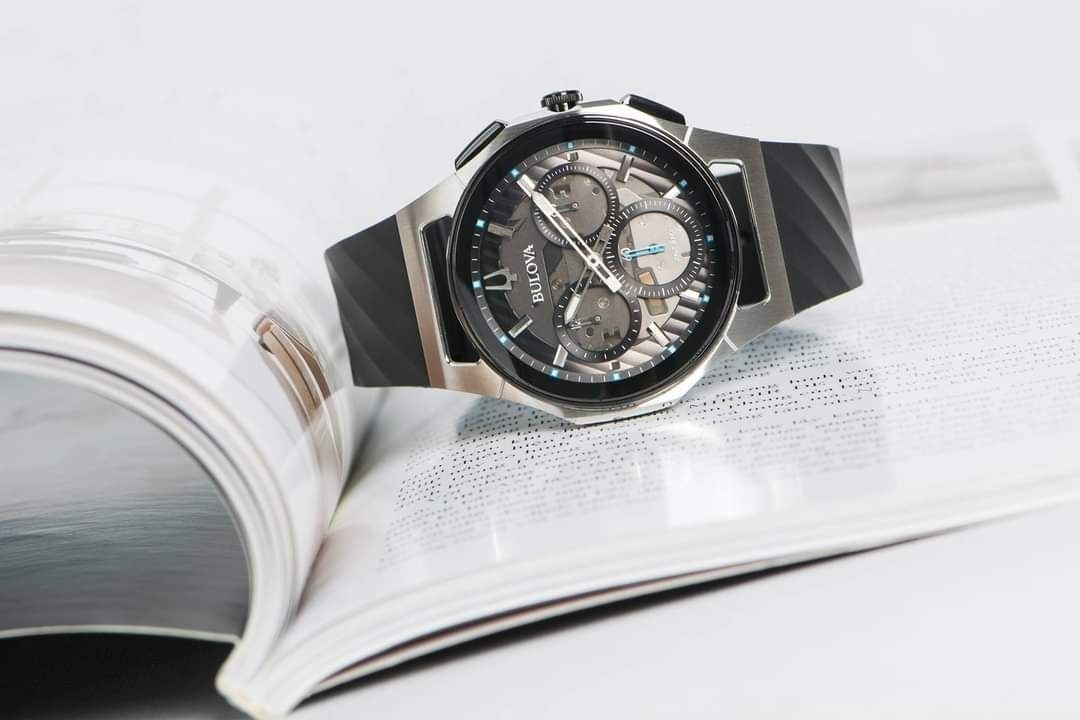 Bulova Quartz 98A161 Curv Men's Chronograph Watch 44mm - Đồng Hồ Nam ...