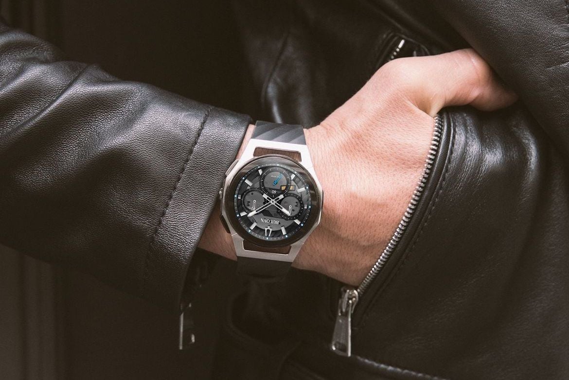 Bulova Quartz 98A161 Curv Men's Chronograph Watch 44mm - Đồng Hồ Nam ...