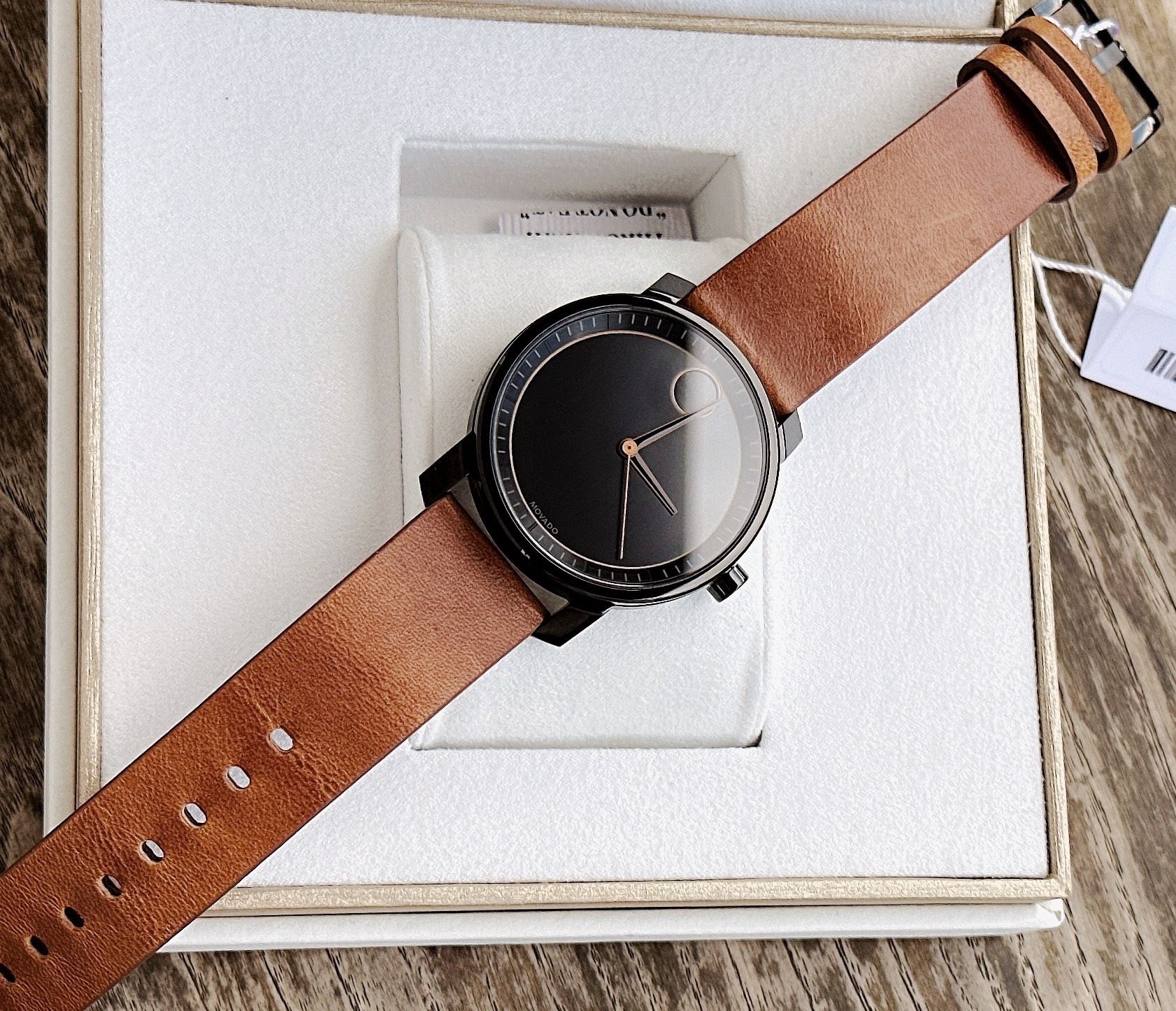 Movado Bold 3600489 Cognac Men's Watch 41mm - Đồng Hồ Nam – PhongWatch