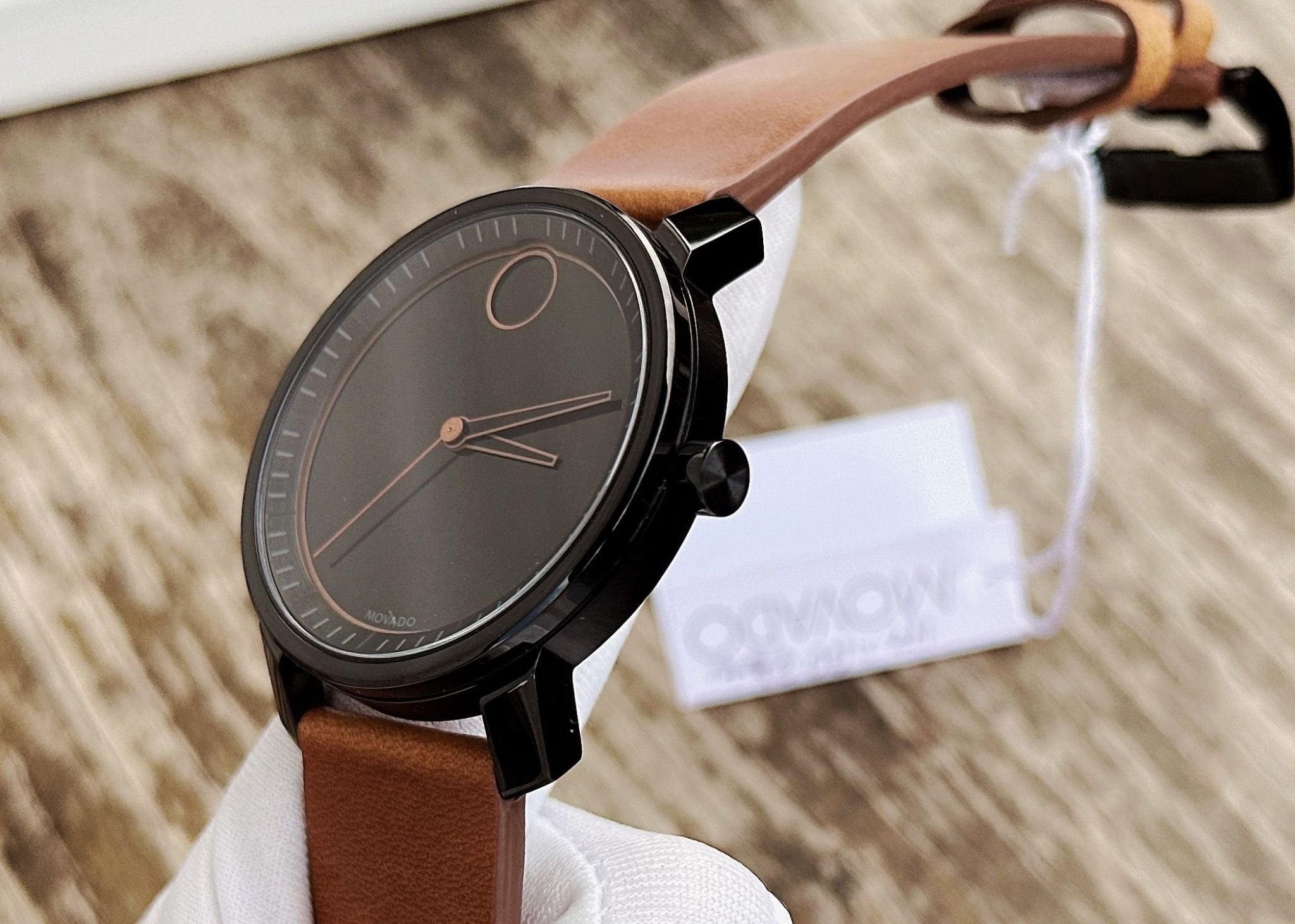 Movado Bold 3600489 Cognac Men's Watch 41mm - Đồng Hồ Nam – PhongWatch