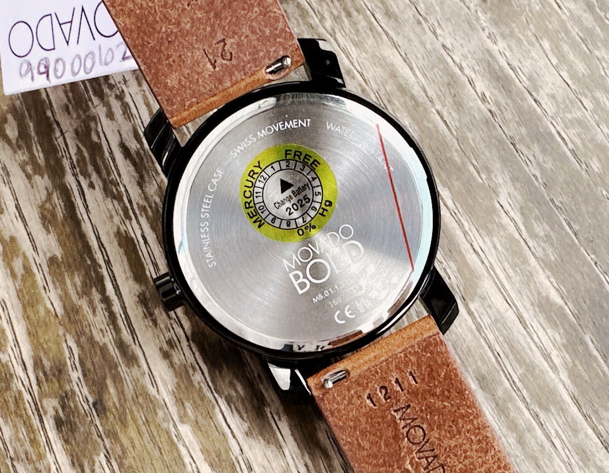 Movado Bold 3600489 Cognac Men's Watch 41mm - Đồng Hồ Nam – PhongWatch