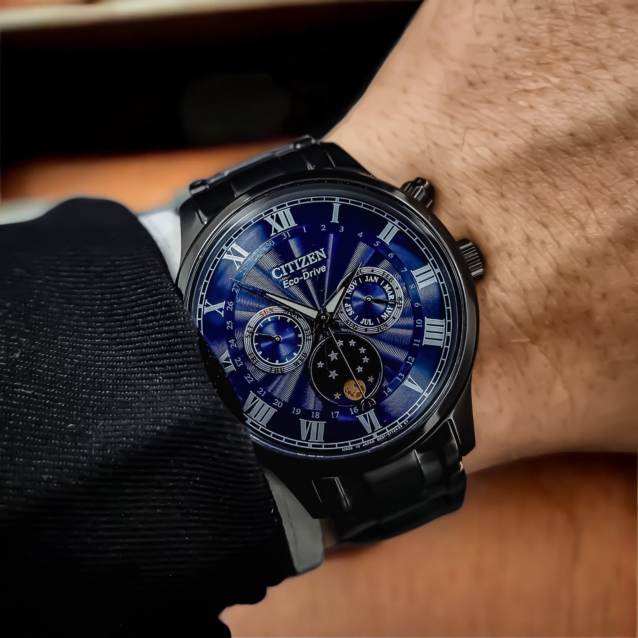 Citizen Eco-Drive AP1055-87L MoonPhase - Đồng Hồ Nam – PhongWatch