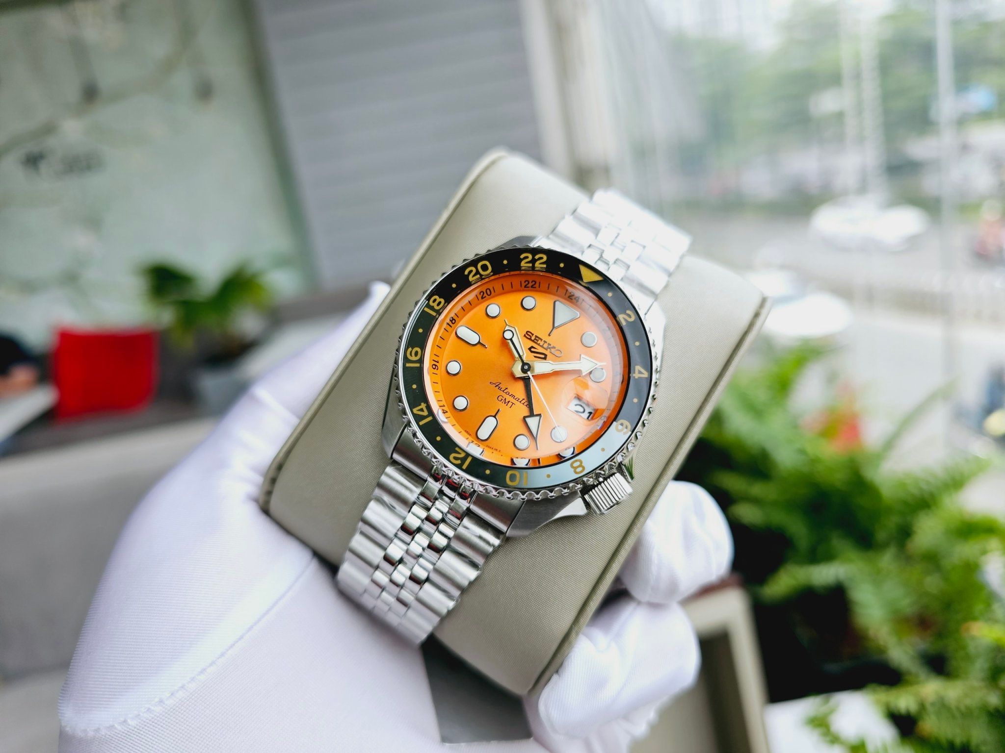 Seiko 5 Automatic GMT Watch SSK005K1 ( SSK005 ) - Đồng Hồ Nam – PhongWatch
