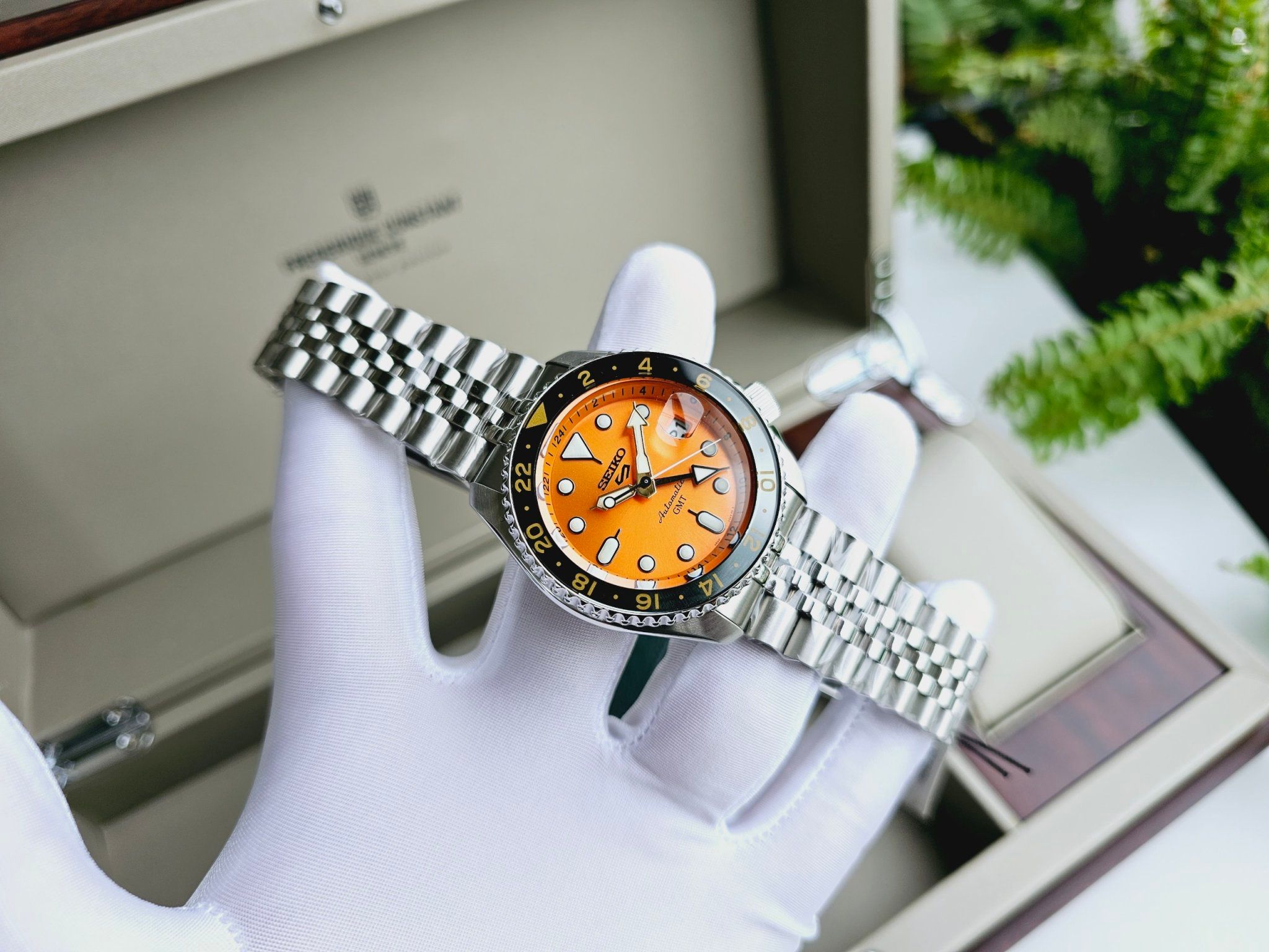 Seiko 5 Automatic GMT Watch SSK005K1 ( SSK005 ) - Đồng Hồ Nam – PhongWatch