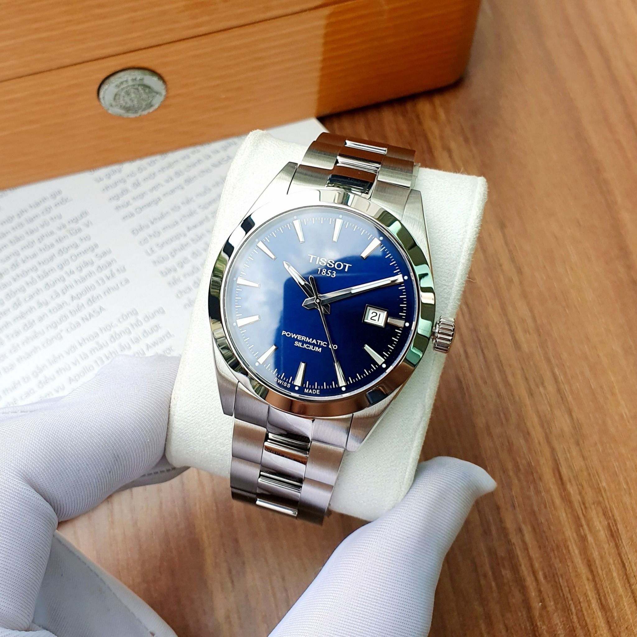 Tissot Gentleman Powermatic 80 Silicium T127.407.11.041.00 ( T12740711 – PhongWatch