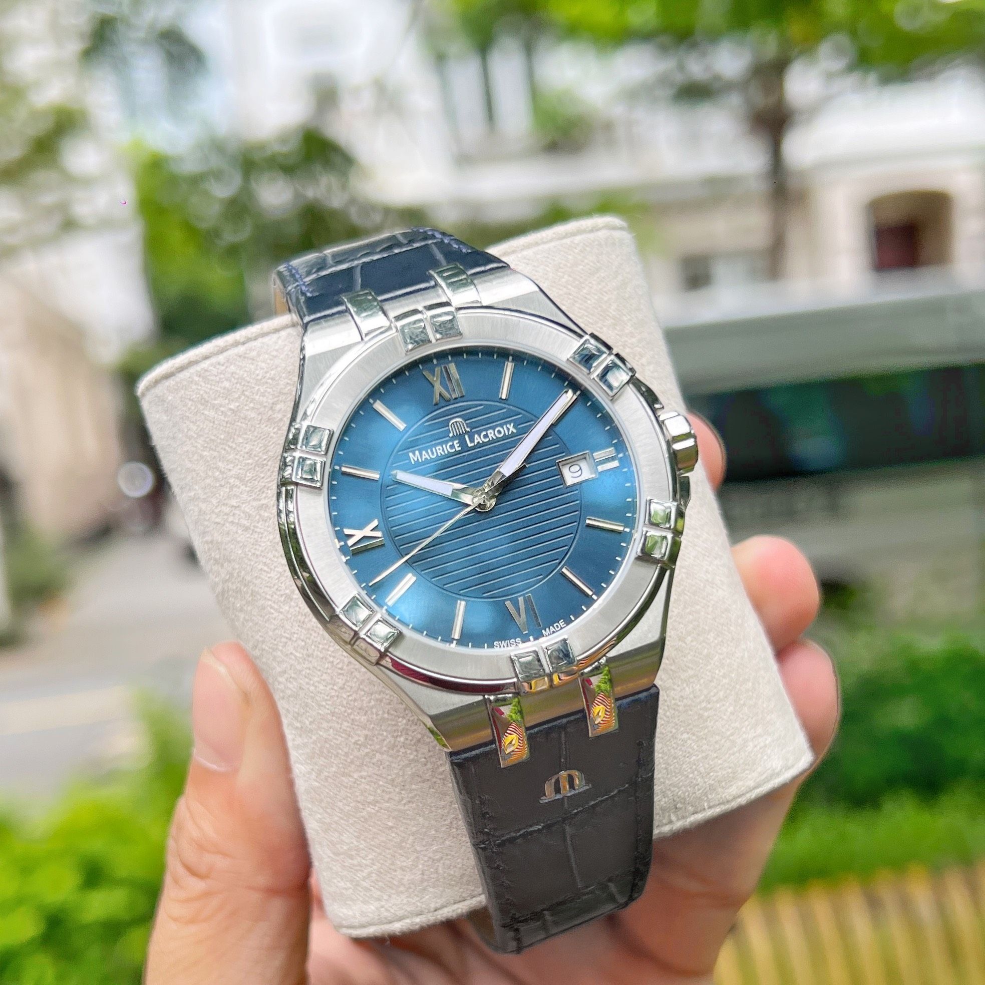 Maurice Lacroix Aikon Quartz AI1008-SS001-430-1 ( AI1008SS0014301 ...