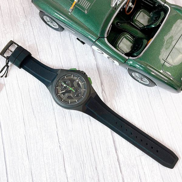 Bulova Quartz 98B381 Maquina Black & Green Chronograph - Đồng Hồ Nam ...