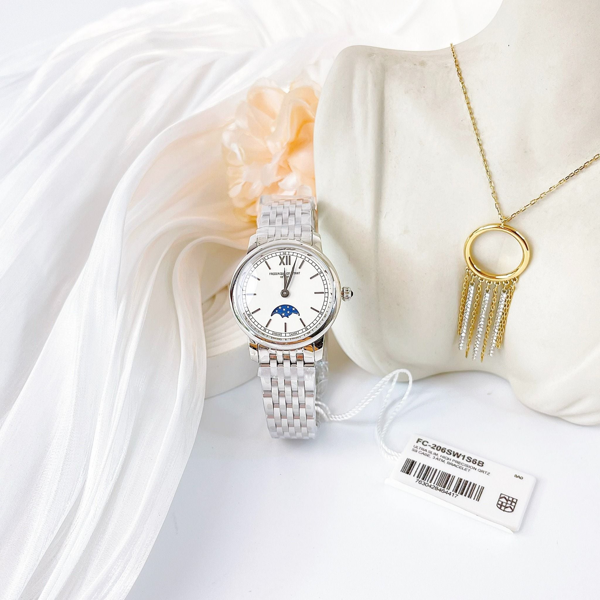 Frederique Constant Quartz FC-206SW1S6B Slimline Moonphase – PhongWatch