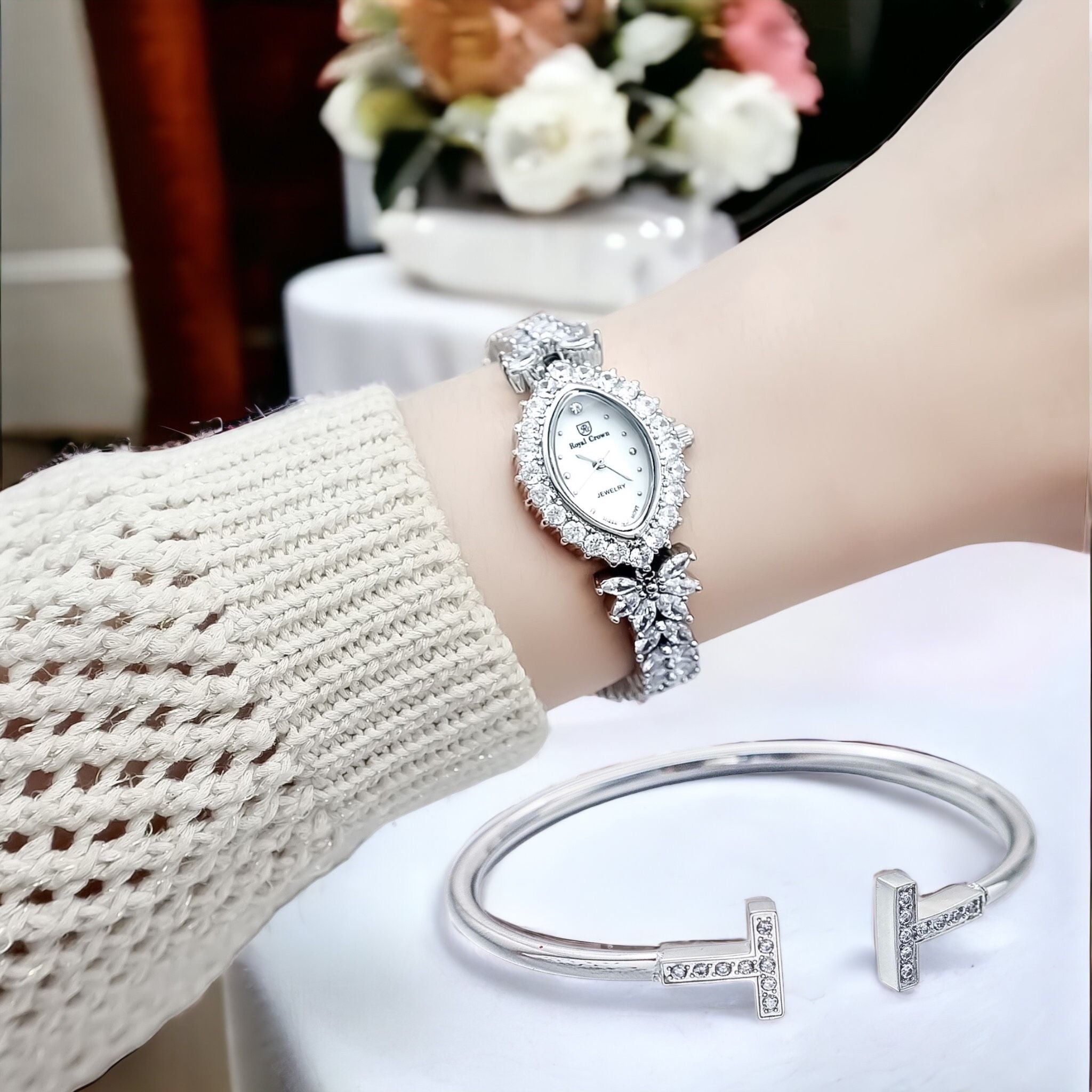 Royal Crown Quartz 5588 Diamond - Đồng Hồ Nữ – PhongWatch