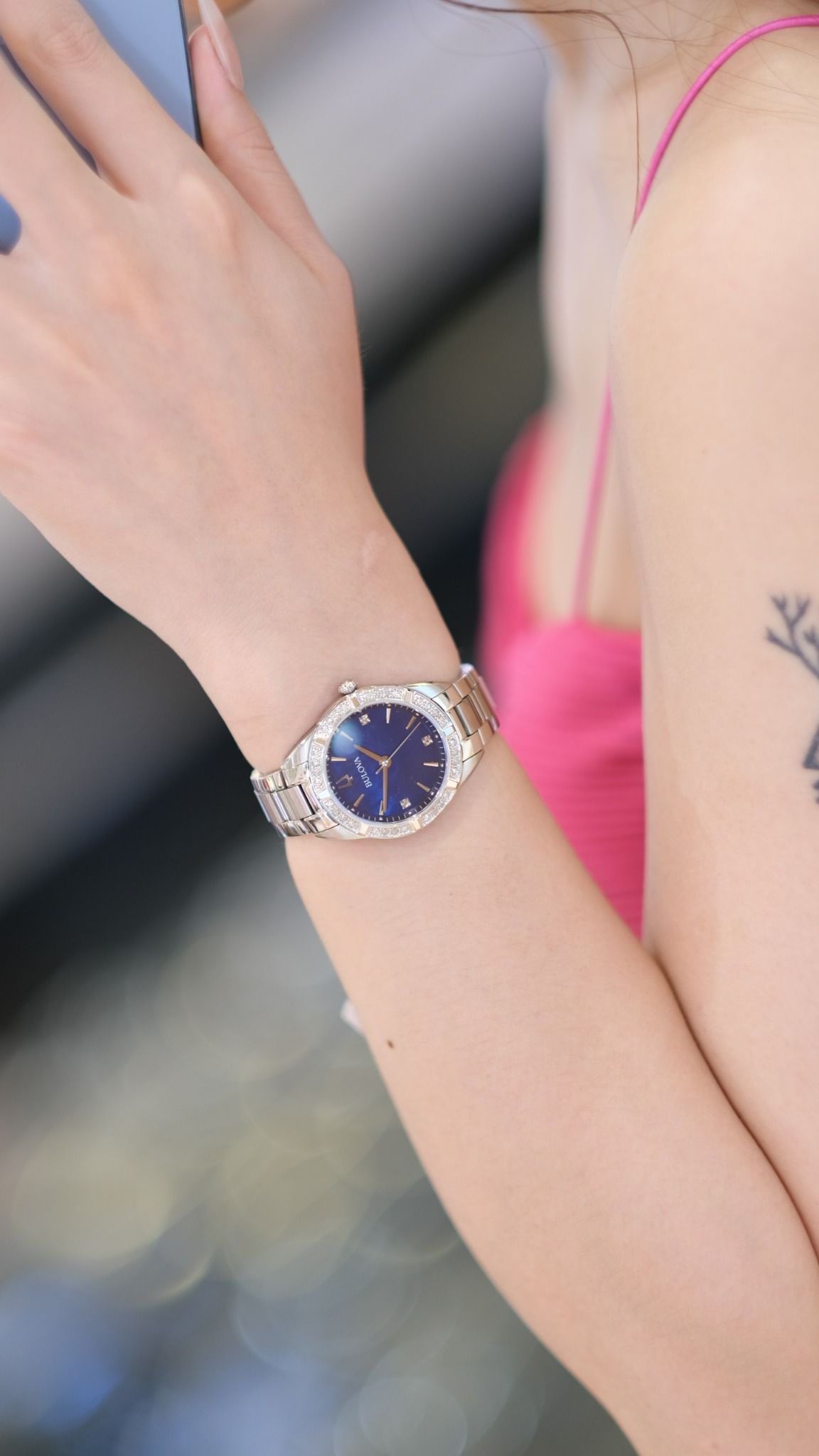 Bulova Quartz 96R243 Sutton Stainless Steel Ladies Watch - Đồng Hồ Nữ ...