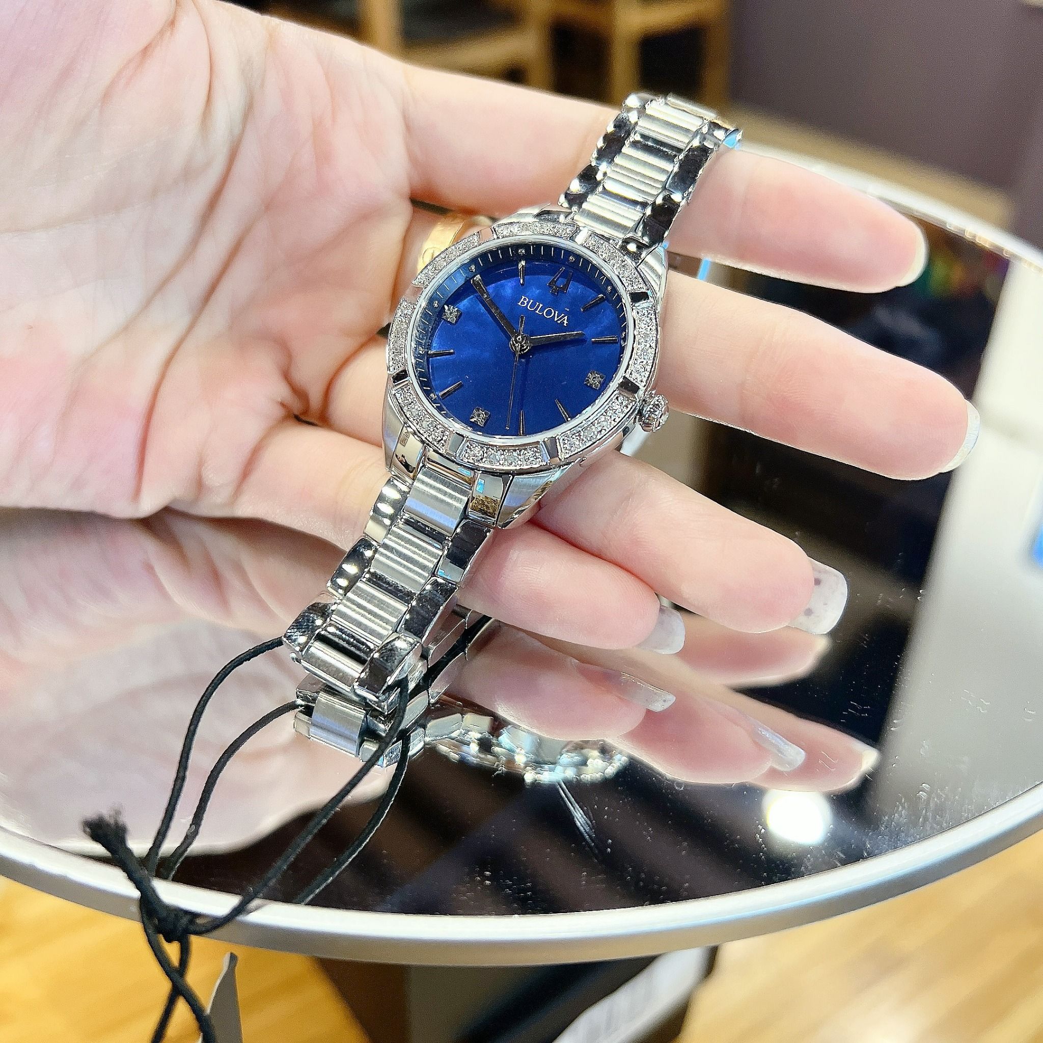 Bulova Quartz 96R243 Sutton Stainless Steel Ladies Watch - Đồng Hồ Nữ ...