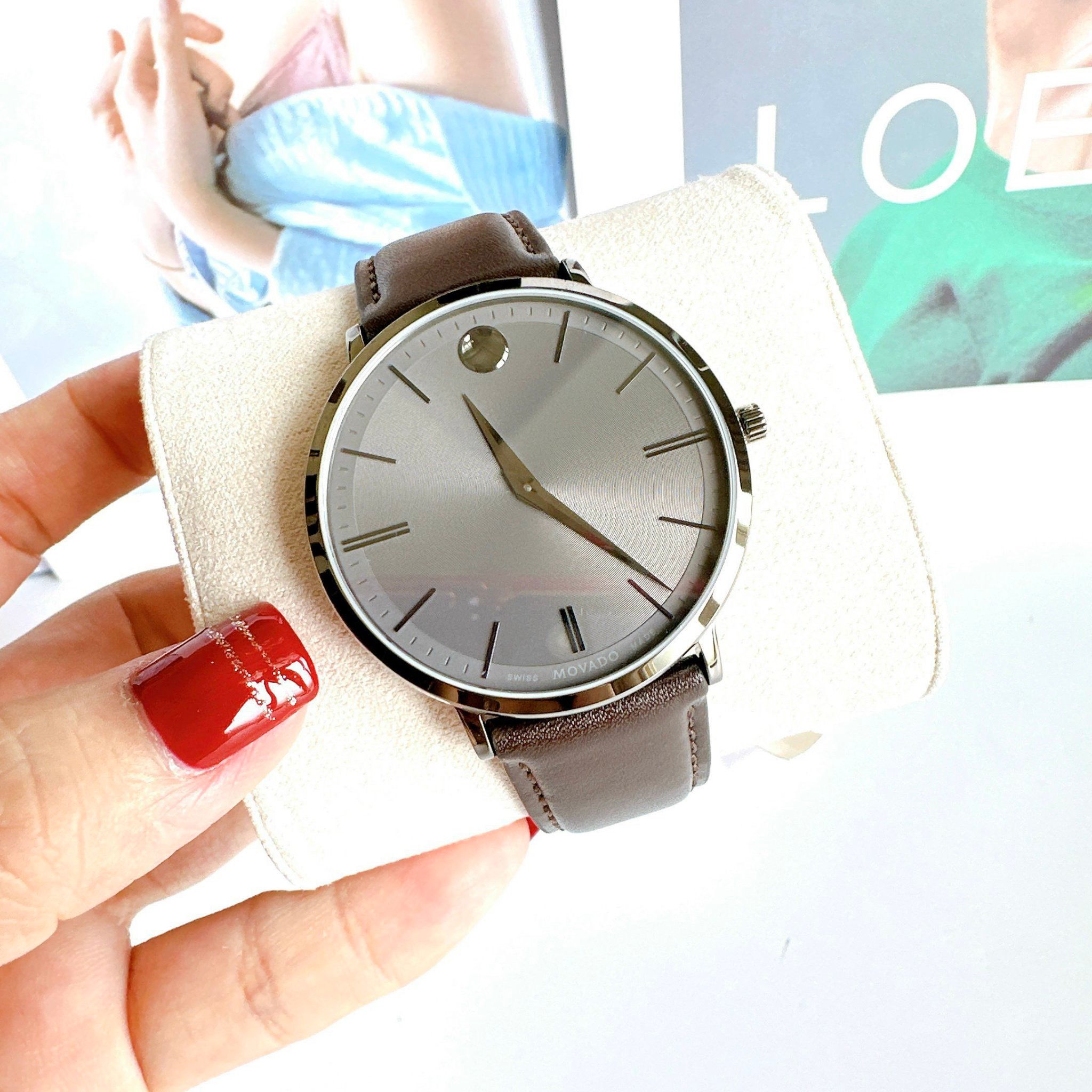 Movado 0607377 Ultra Slim Brown 40mm - Đồng Hồ Nam – PhongWatch