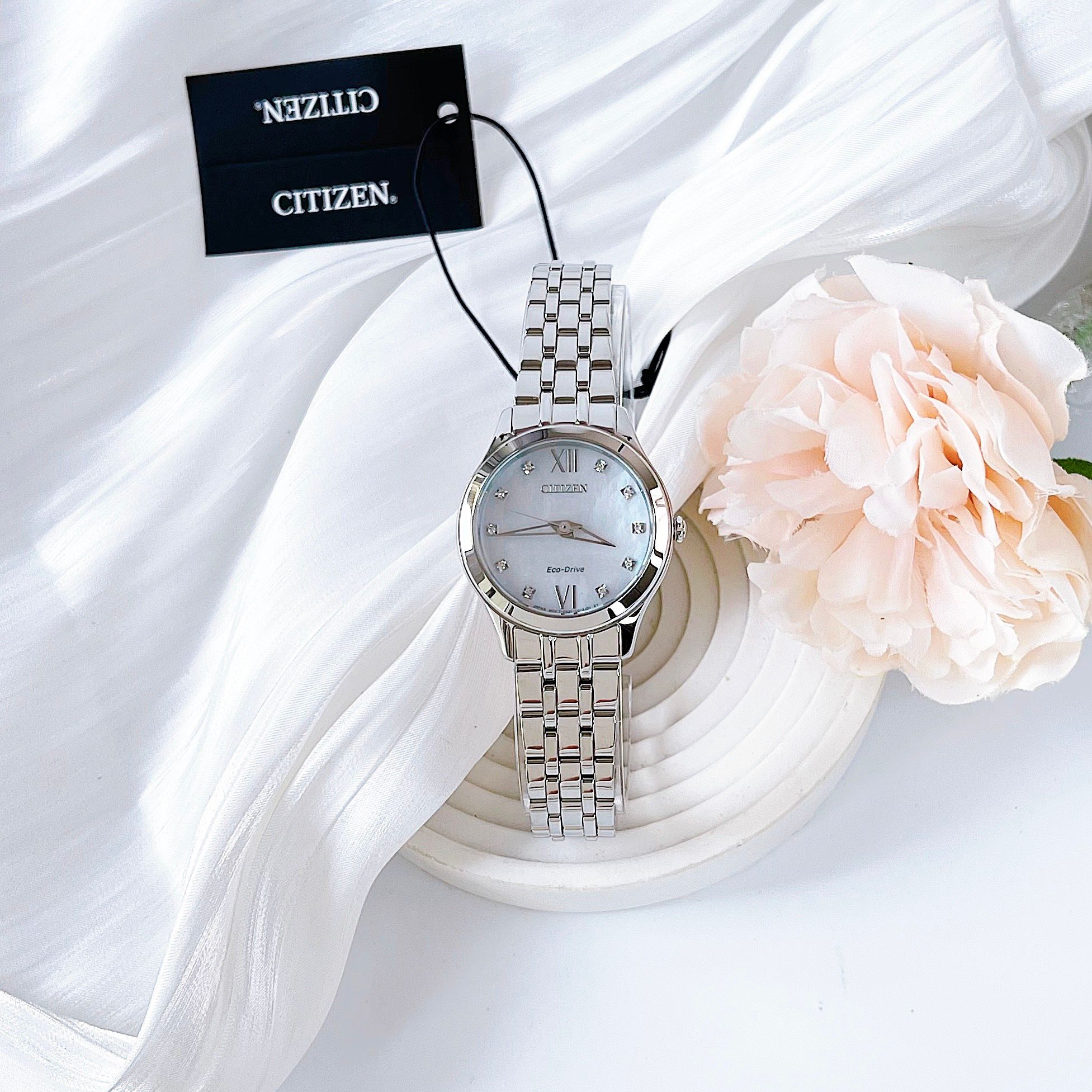 Citizen Eco-Drive EM1010-51D Silhouette - Đồng Hồ Nữ - Chính Hãng ...