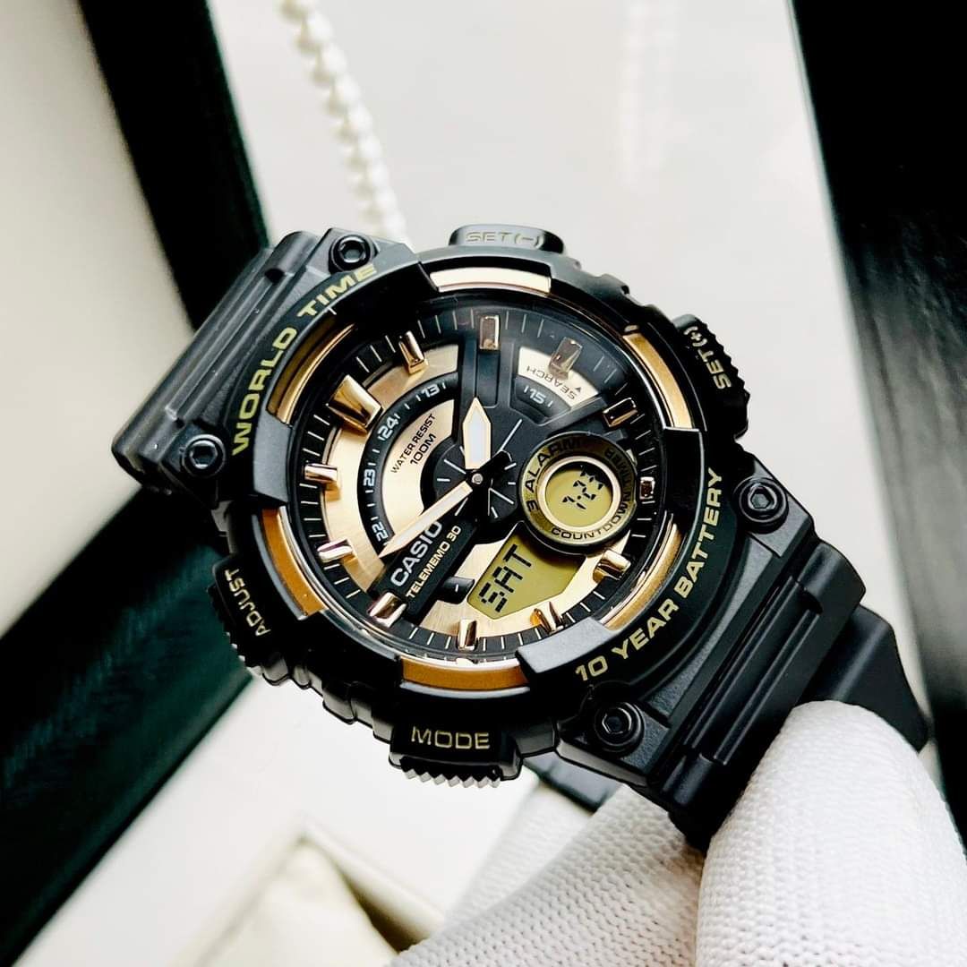 Casio Quartz AEQ-110BW-9AVDF ( AEQ110BW9AVDF ) - Đồng Hồ Nam – PhongWatch