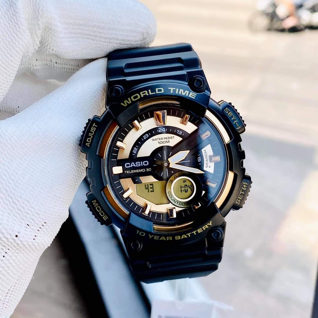 Casio Quartz AEQ-110BW-9AVDF ( AEQ110BW9AVDF ) - Đồng Hồ Nam – PhongWatch