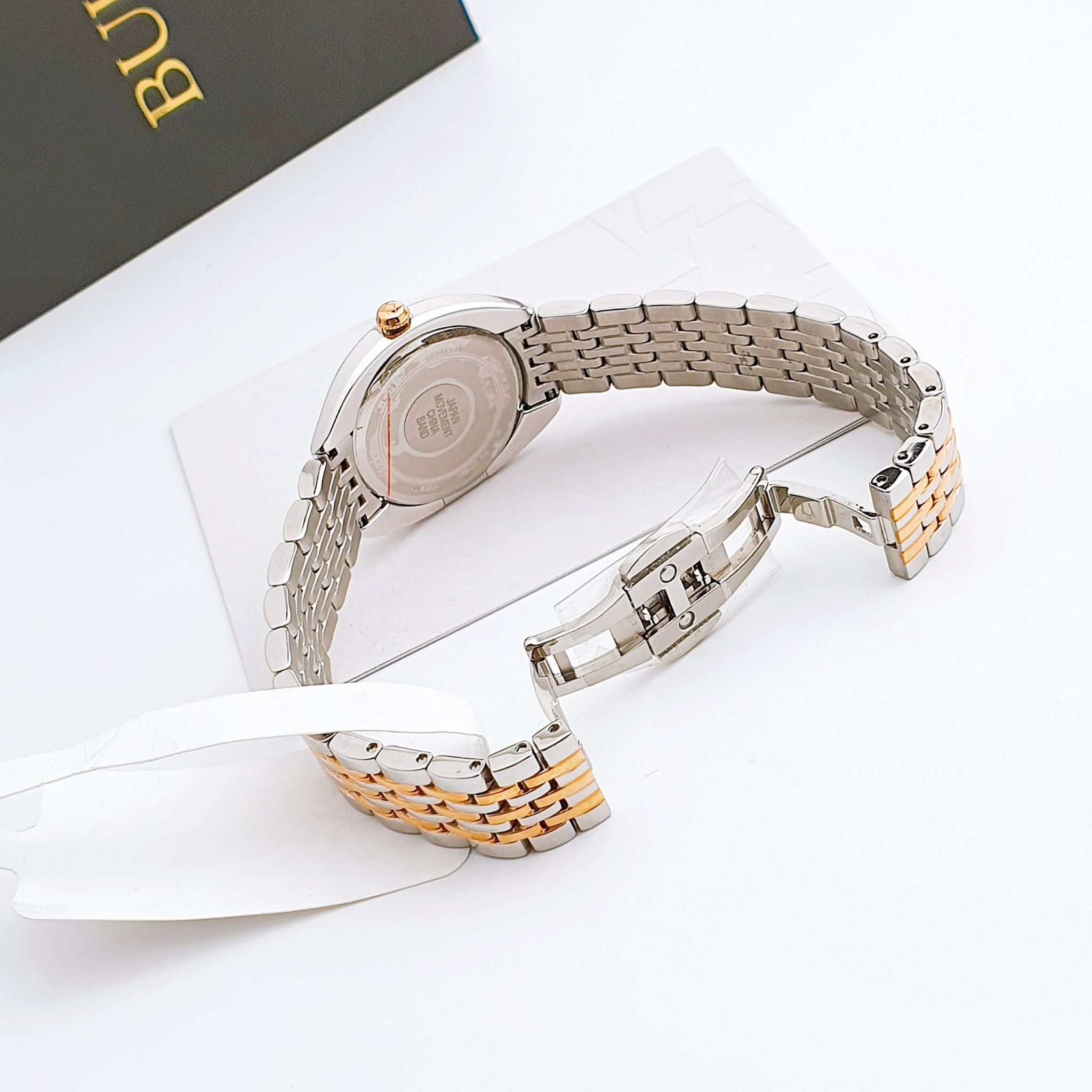 Bulova 98R230 Curved Diamond Watch 30mm - Đồng Hồ Nữ – PhongWatch