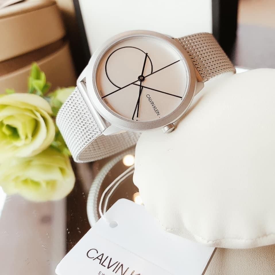 Calvin Klein Quartz K3M5115X Minimal Quartz White Dial Men’s Watch - Đ ...