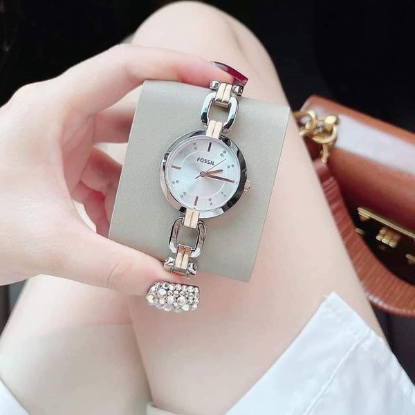 Fossil Quartz BQ3341 Kerrigan Three-Hand Two-Tone Stainless Steel Watc ...
