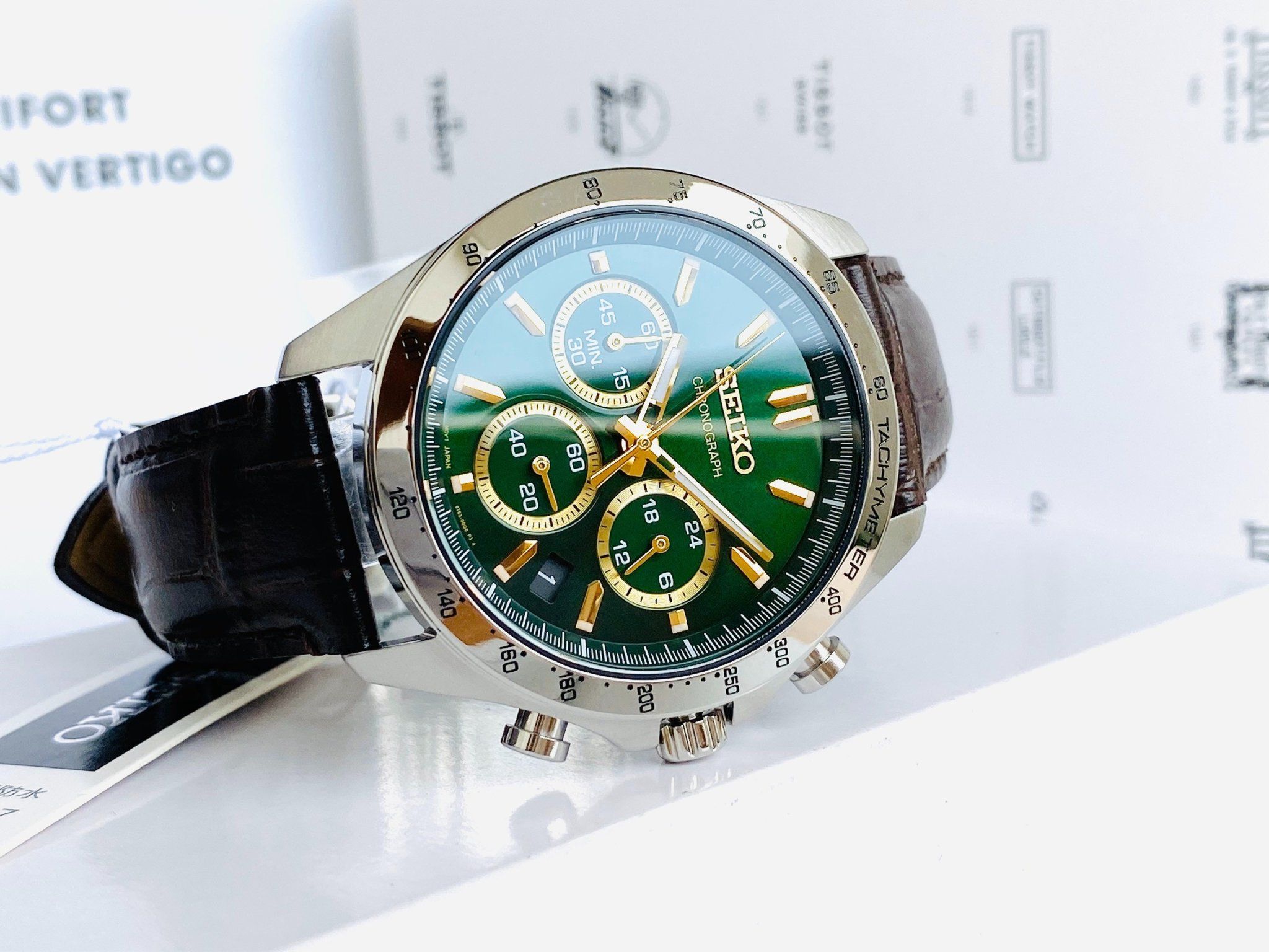 Seiko Spirit Chronograph SBTR017 - Đồng Hồ Nam – PhongWatch