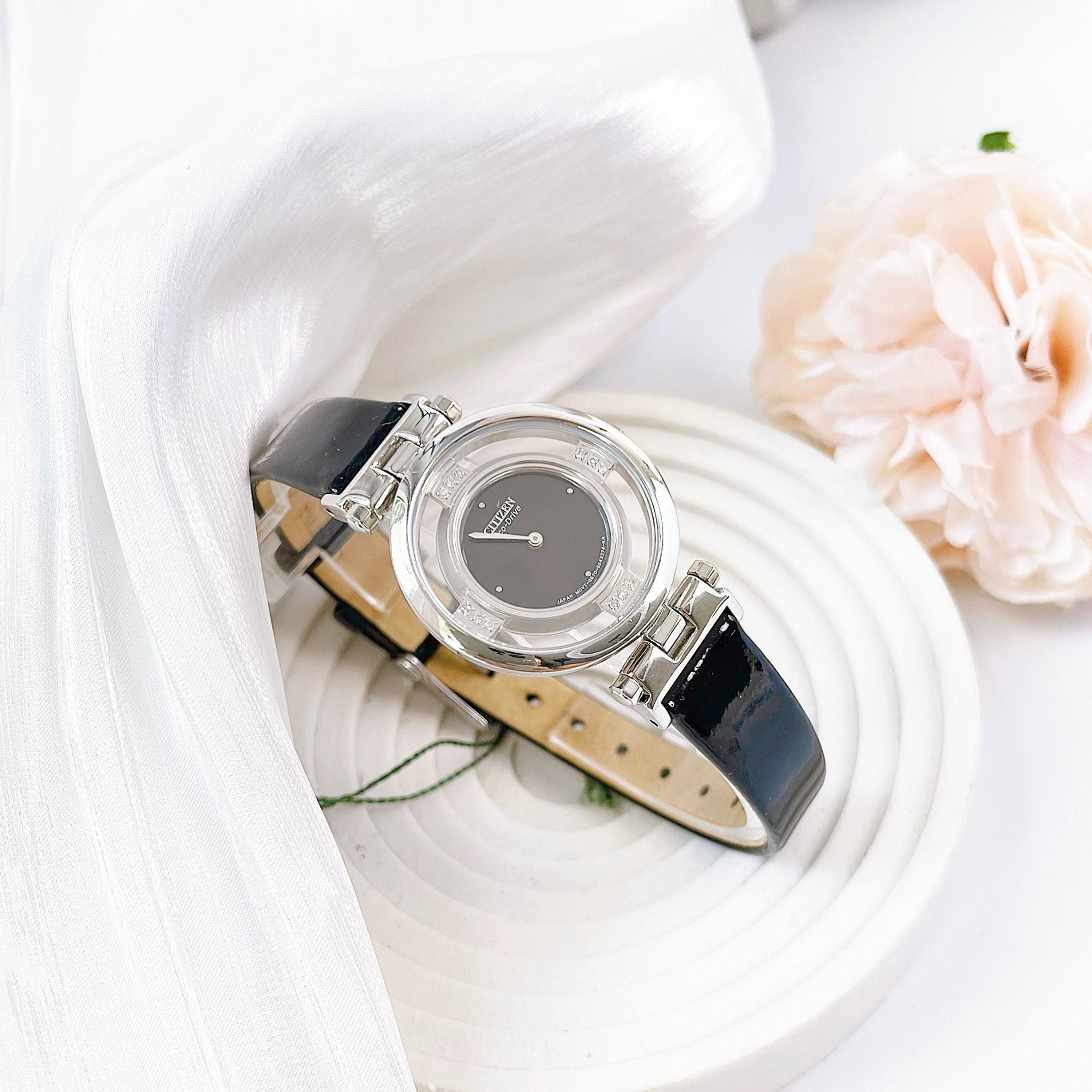 Citizen Eco-Drive EG3100-09E Stiletto Diamond -Đồng Hồ Nữ -Chính Hãng – PhongWatch