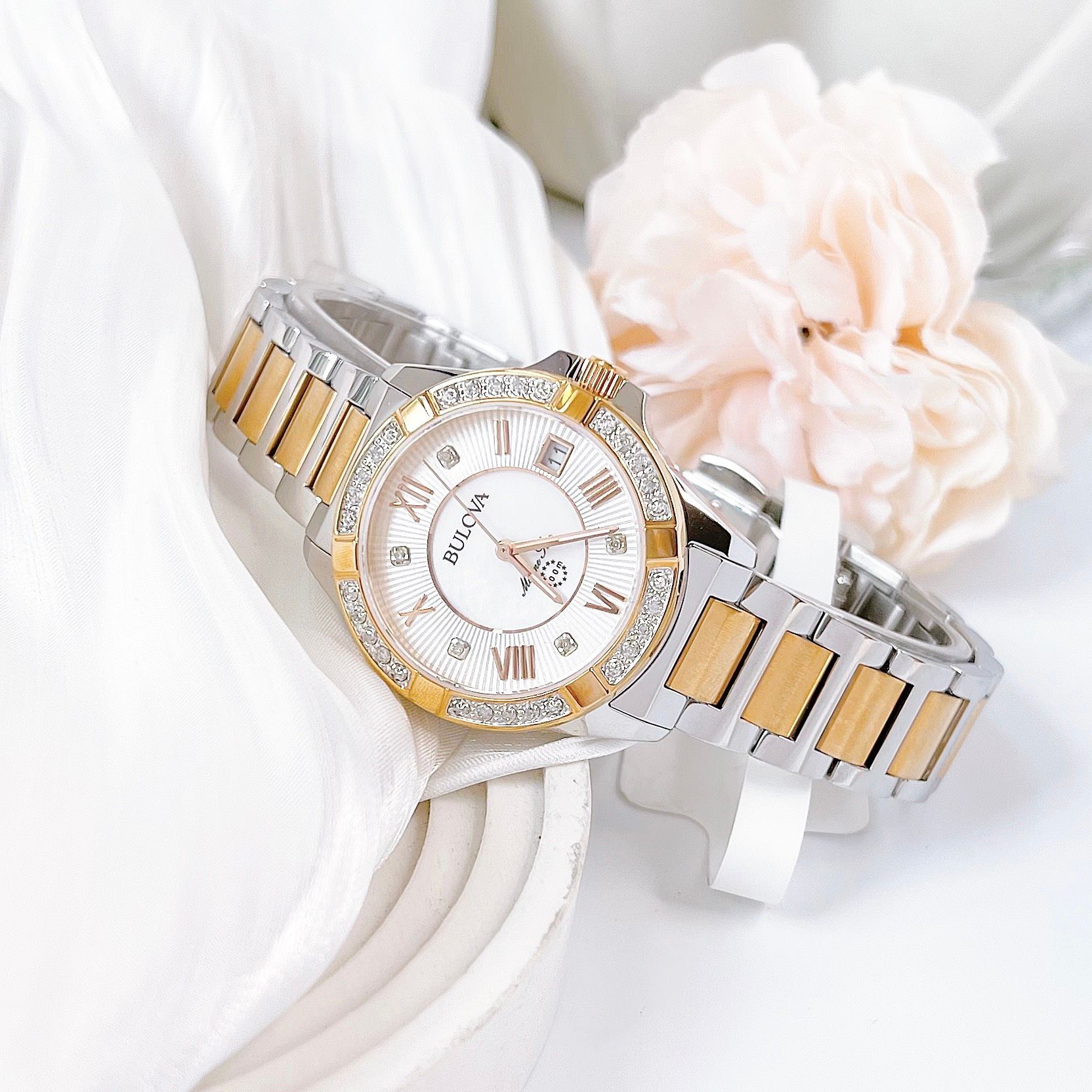 Bulova Quartz 98R234 Marine Star - Đồng Hồ Nữ - Chính Hãng Giá Tốt ...