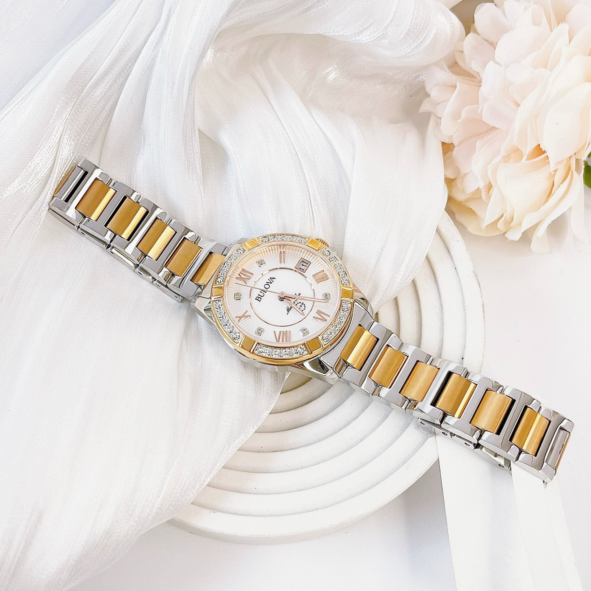 Bulova Quartz 98R234 Marine Star - Đồng Hồ Nữ - Chính Hãng Giá Tốt ...