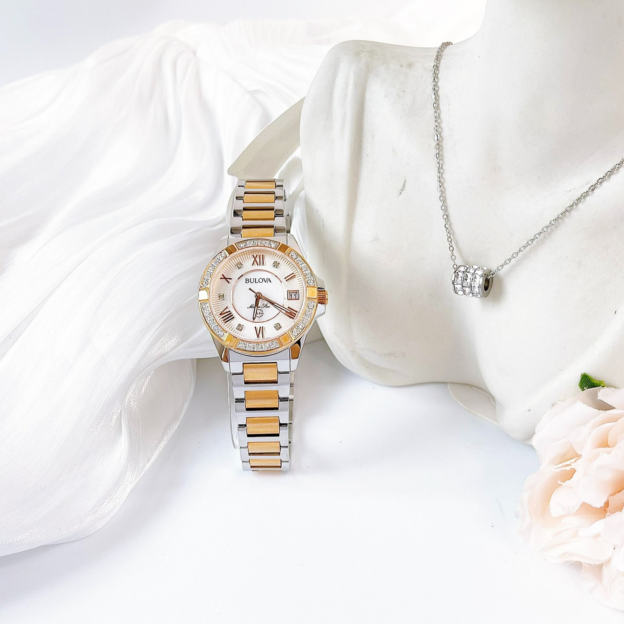 Bulova Quartz 98R234 Marine Star - Đồng Hồ Nữ - Chính Hãng Giá Tốt ...