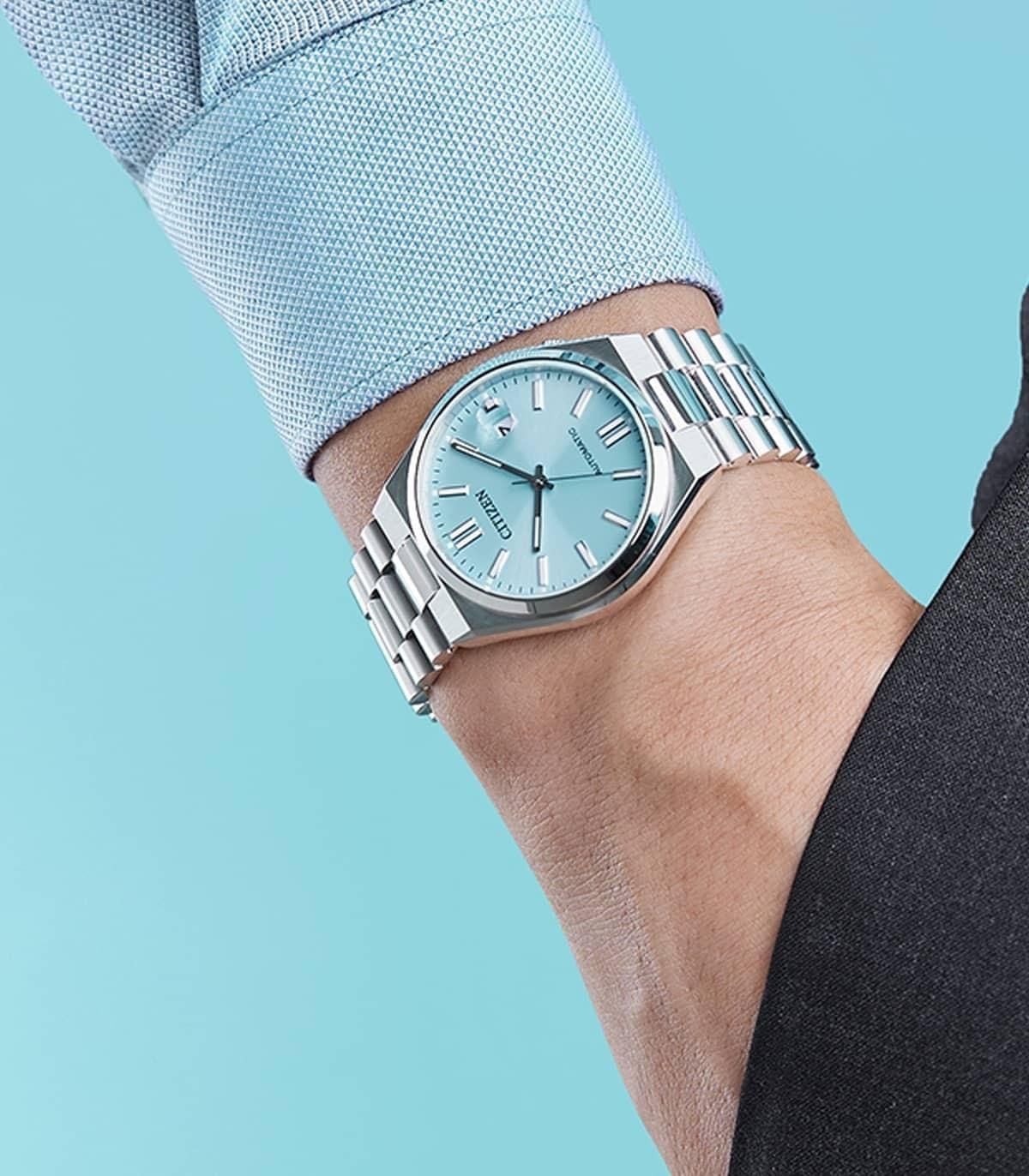 Citizen Automatic NJ0151-88M Tsuyosa Ice Blue - Chính Hãng Giá Tốt ...