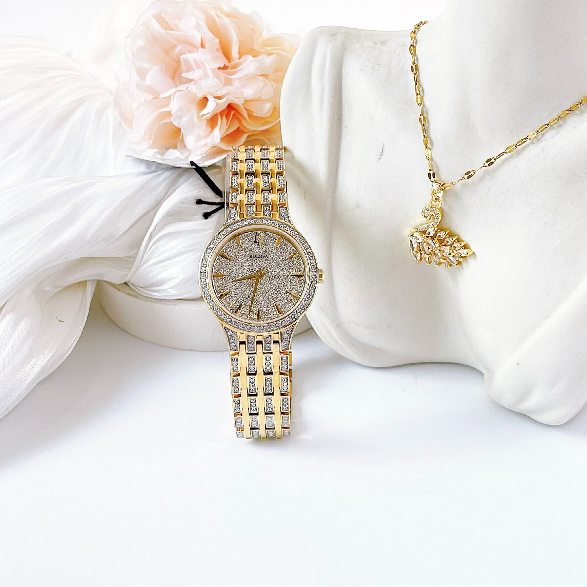 Bulova Quartz 98L263 Phantom Gold-Tone 32mm - Đồng Hồ Nữ – PhongWatch