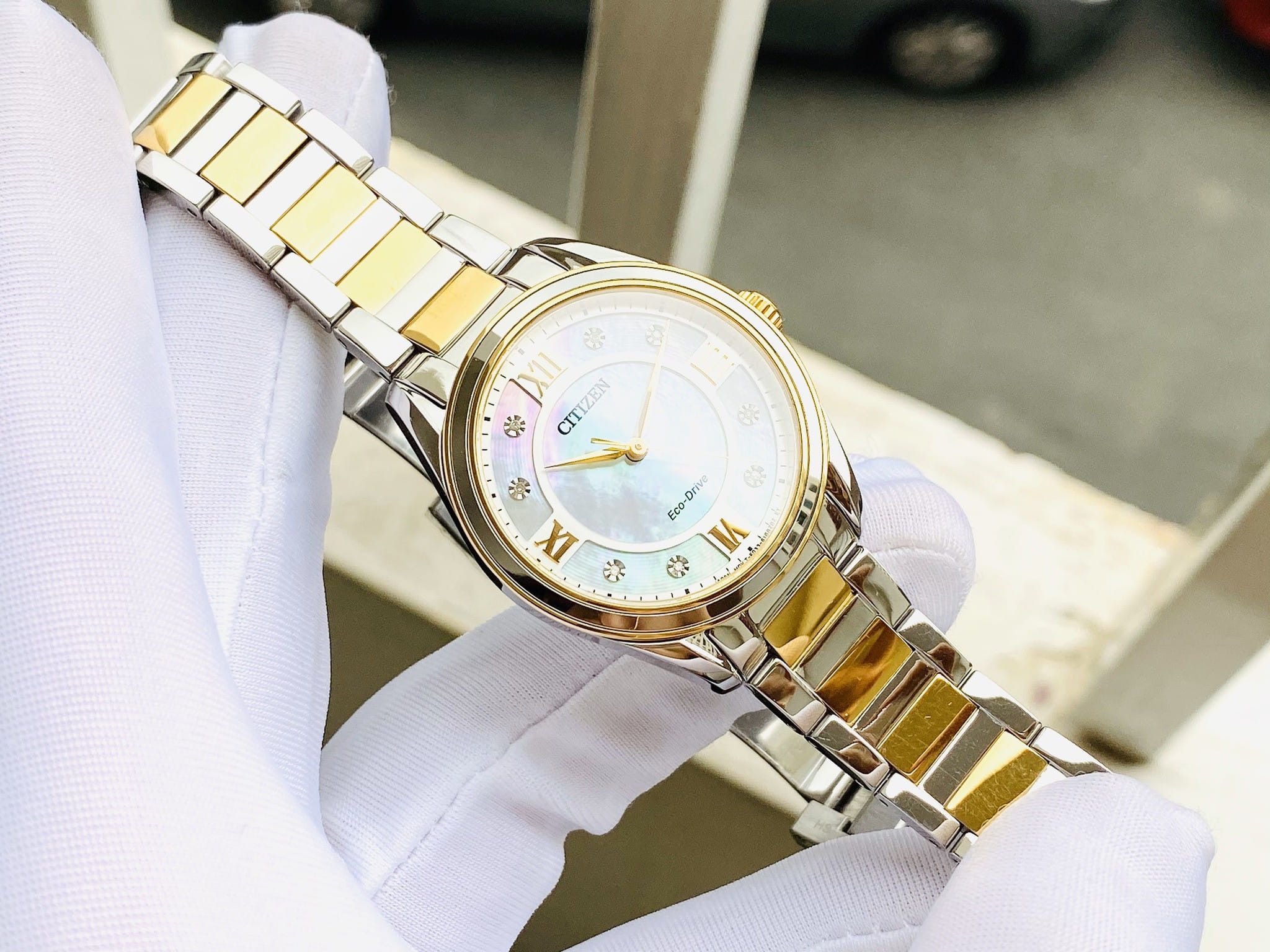 Citizen Eco-Drive EM0874-57D Arezzo - Đồng Hồ Nữ - Chính Hãng Giá Tốt ...