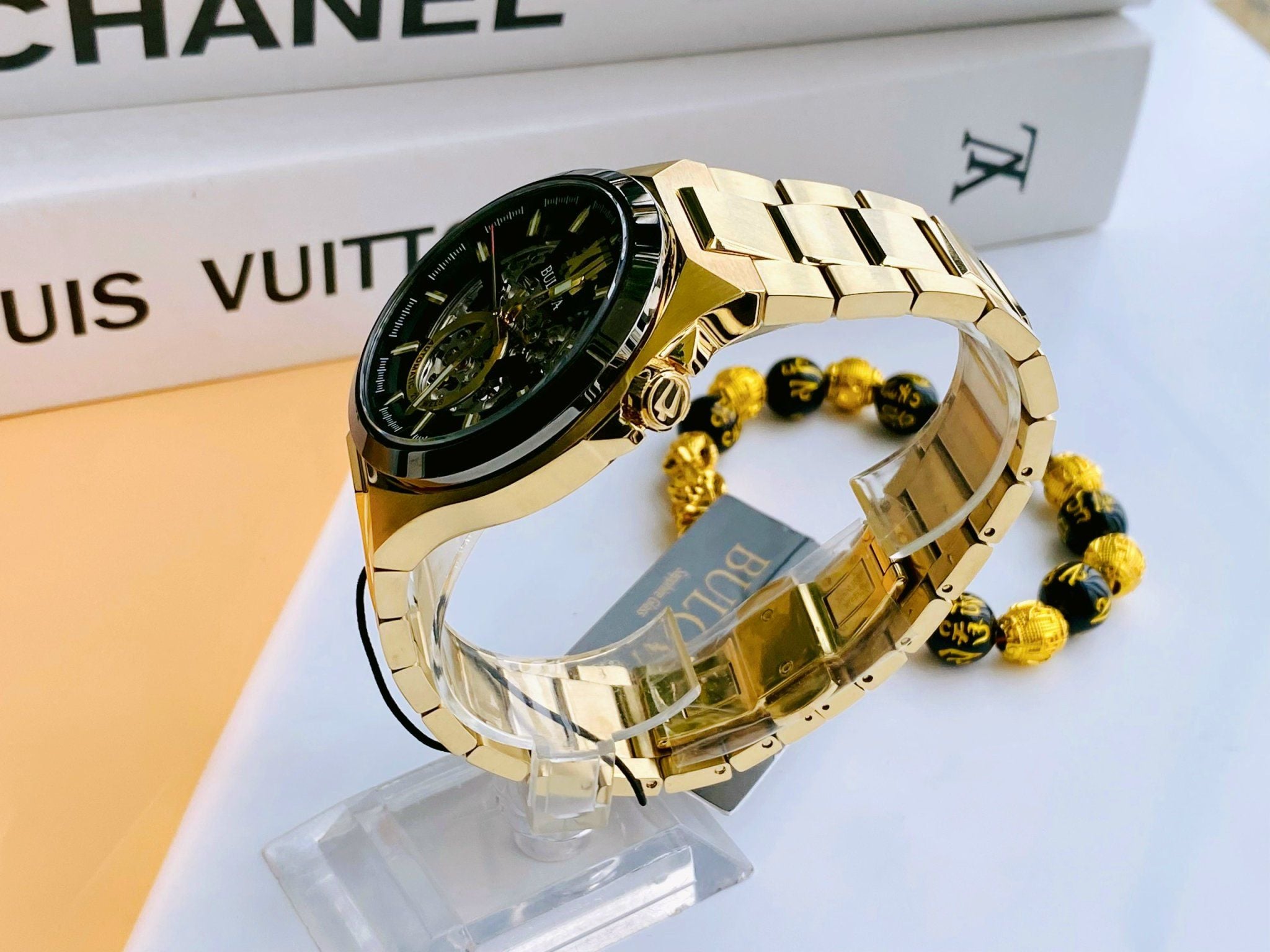 Bulova Automatic Gunmetal Skeleton 98A178 - Đồng Hồ Nam – PhongWatch