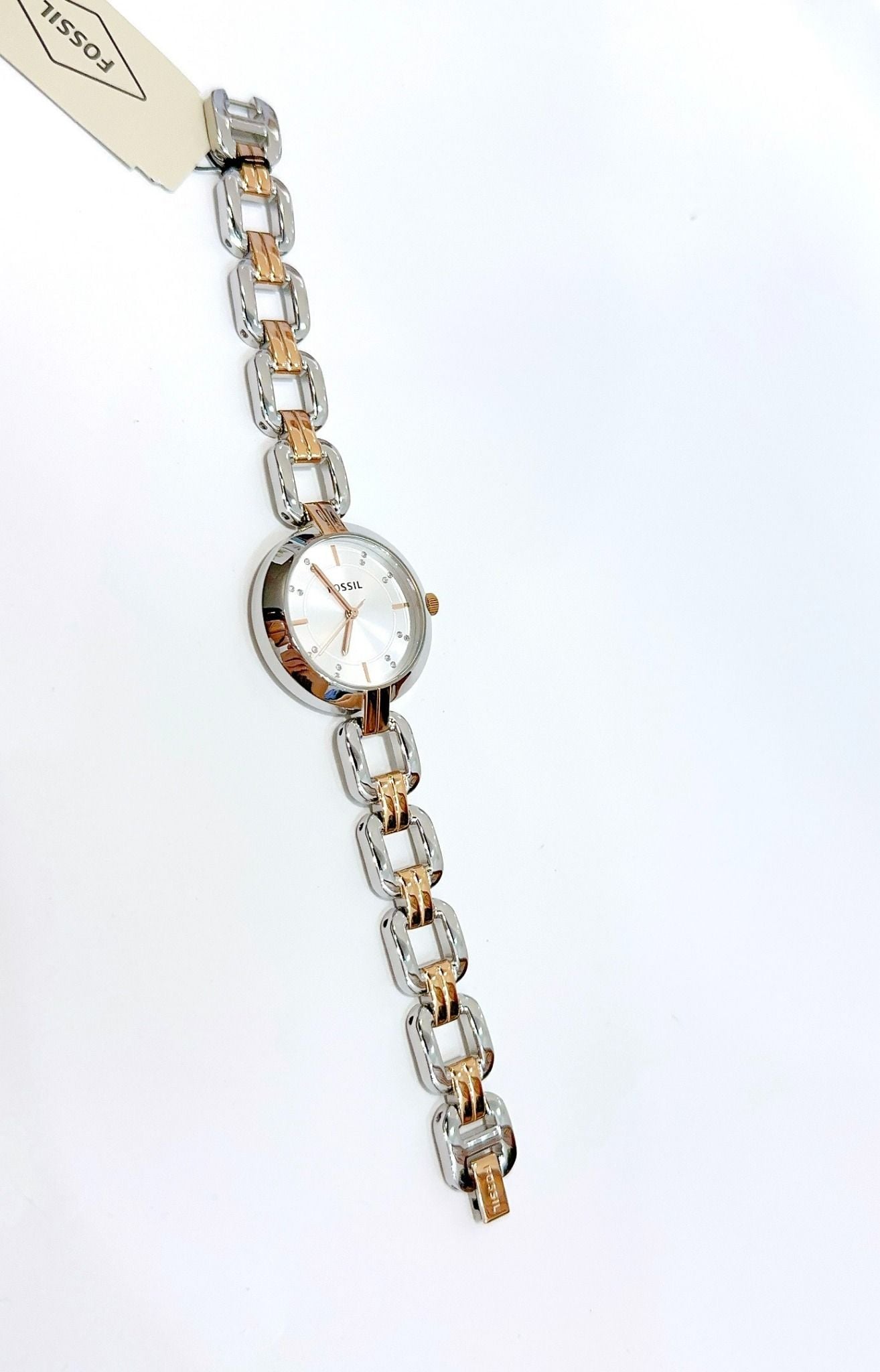 Fossil Quartz BQ3341 Kerrigan Three-Hand Two-Tone Stainless Steel Watc ...