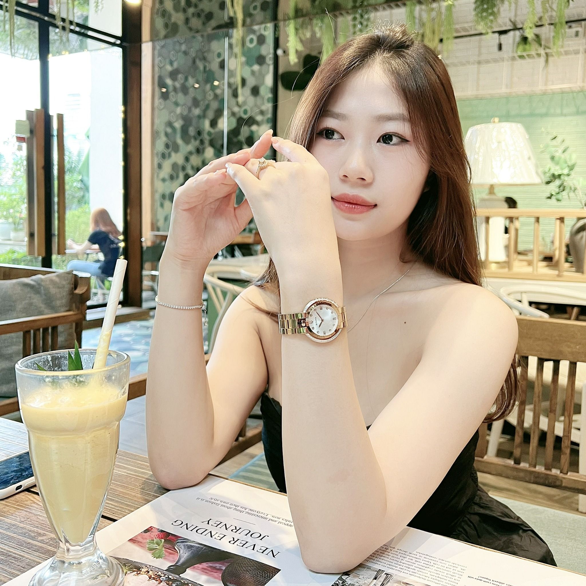 Bulova Rubaiyat Diamond Silver Dial Ladies Watch 98R248 ( NỮ ) – PhongWatch