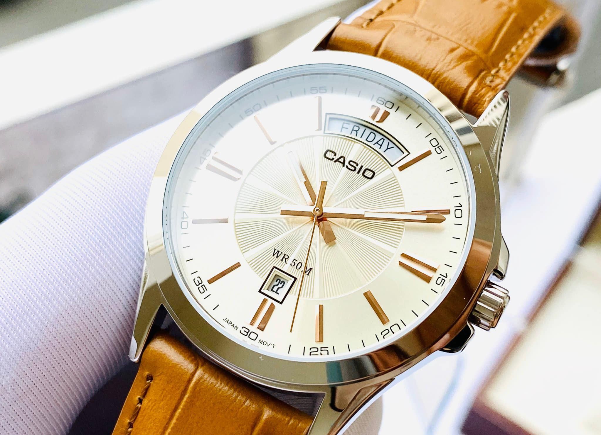 Casio Quartz MTP-1381L-9AVDF ( MTP1381L9AVDF ) - Đồng Hồ Nam – PhongWatch