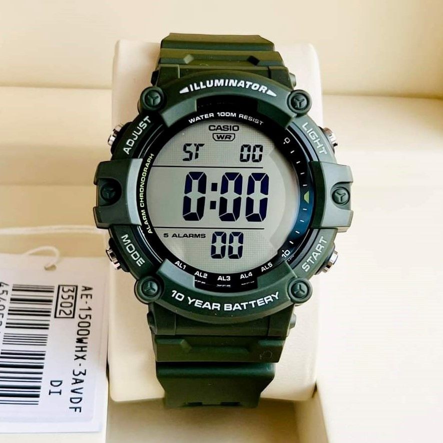 Casio Quartz AE-1500WHX-3AVDF ( AE1500WHX3AVDF ) - Đồng Hồ Nam – PhongWatch