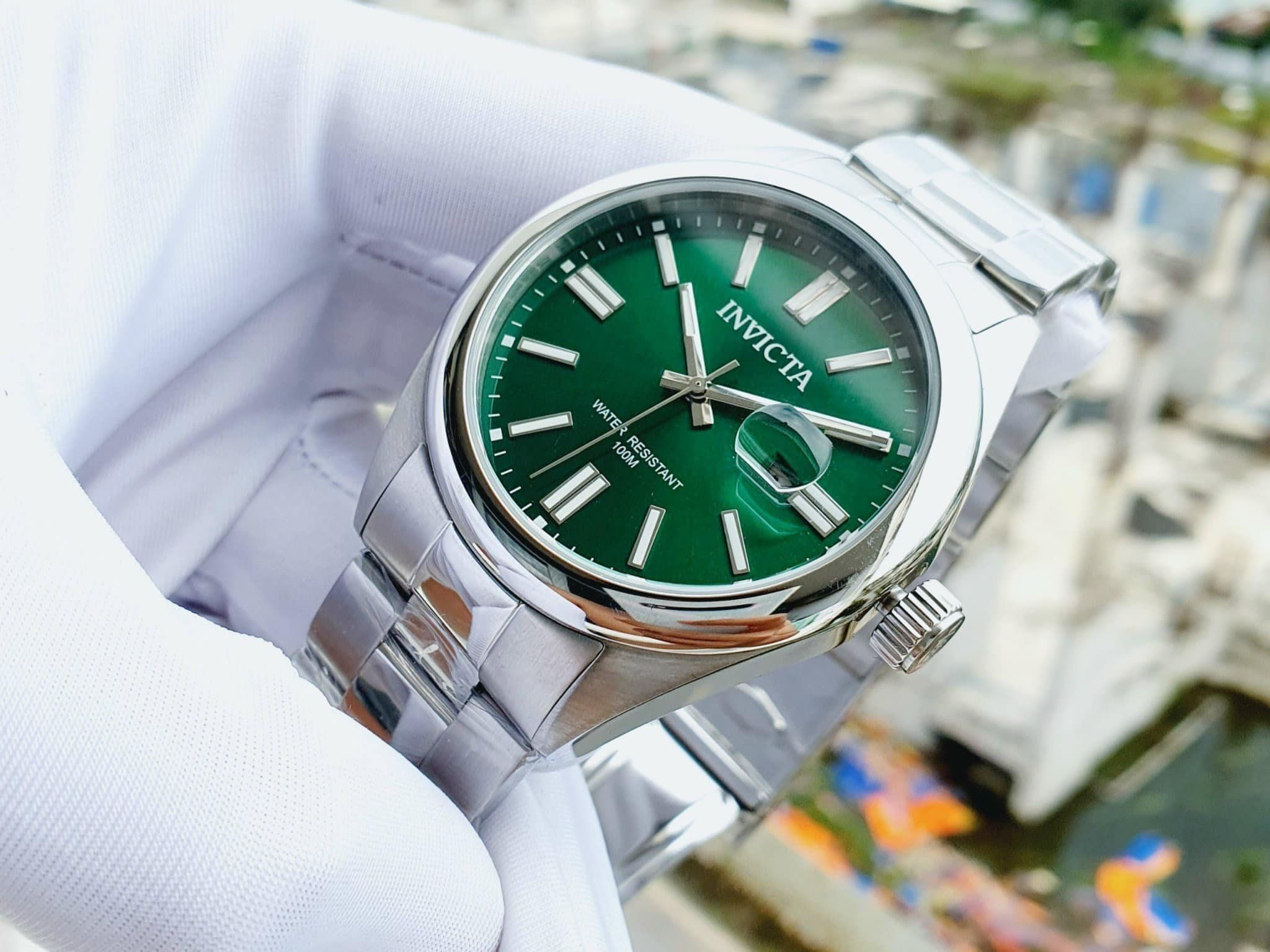 Invicta Pro Diver Quartz Green Dial 38459 – PhongWatch