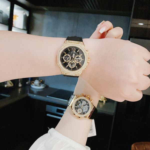 Guess Quartz GW0553L4 ( Nam ) / GW0518G2 ( Nữ ) - Đồng hồ cặp – PhongWatch