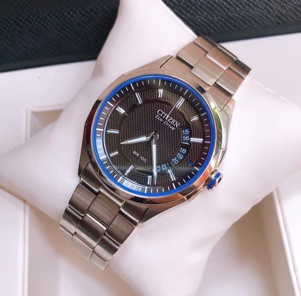Citizen Eco-drive AW1141-59E Black Dial Stainless - Đồng Hồ Nam – PhongWatch