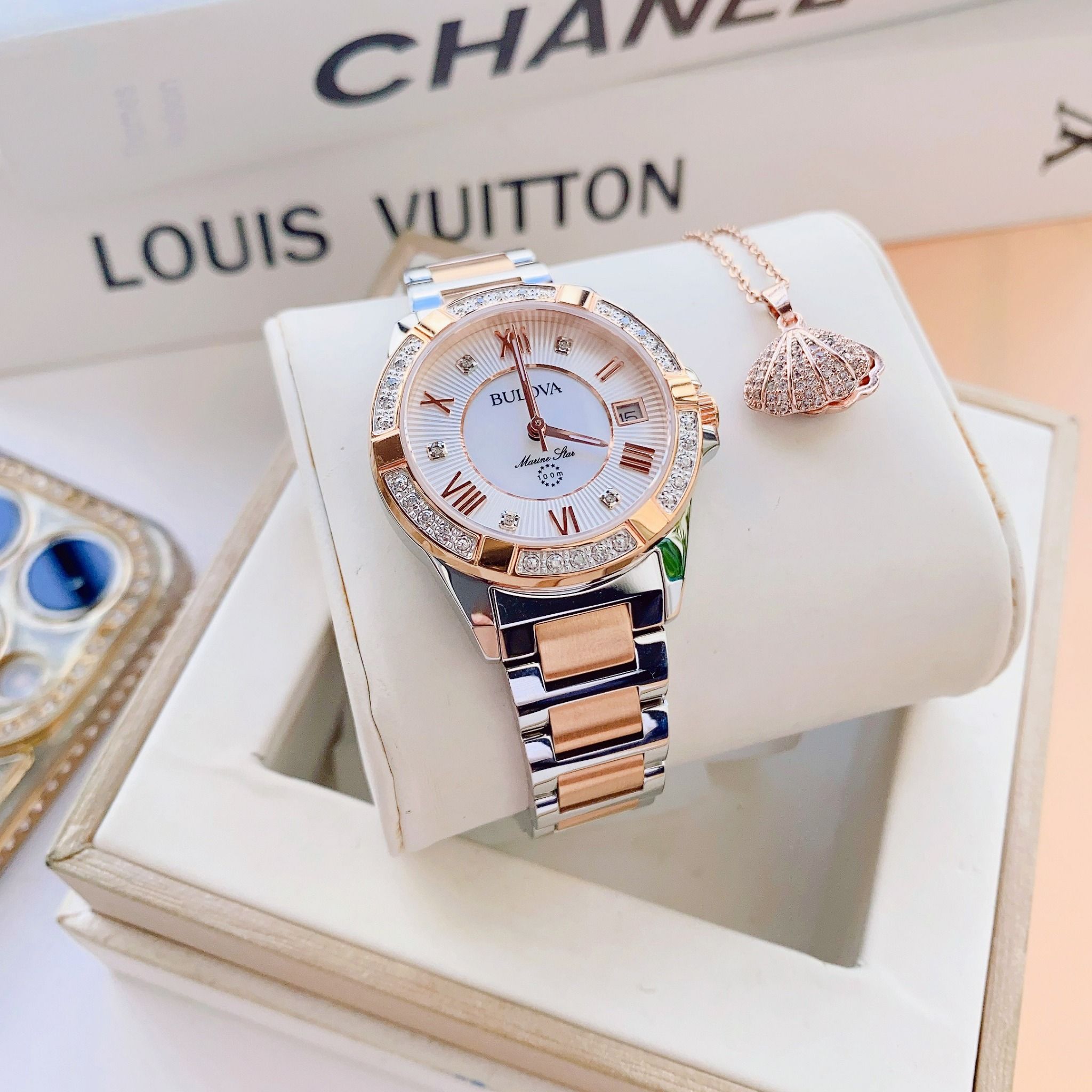 Bulova Quartz 98R234 Marine Star - Đồng Hồ Nữ - Chính Hãng Giá Tốt ...