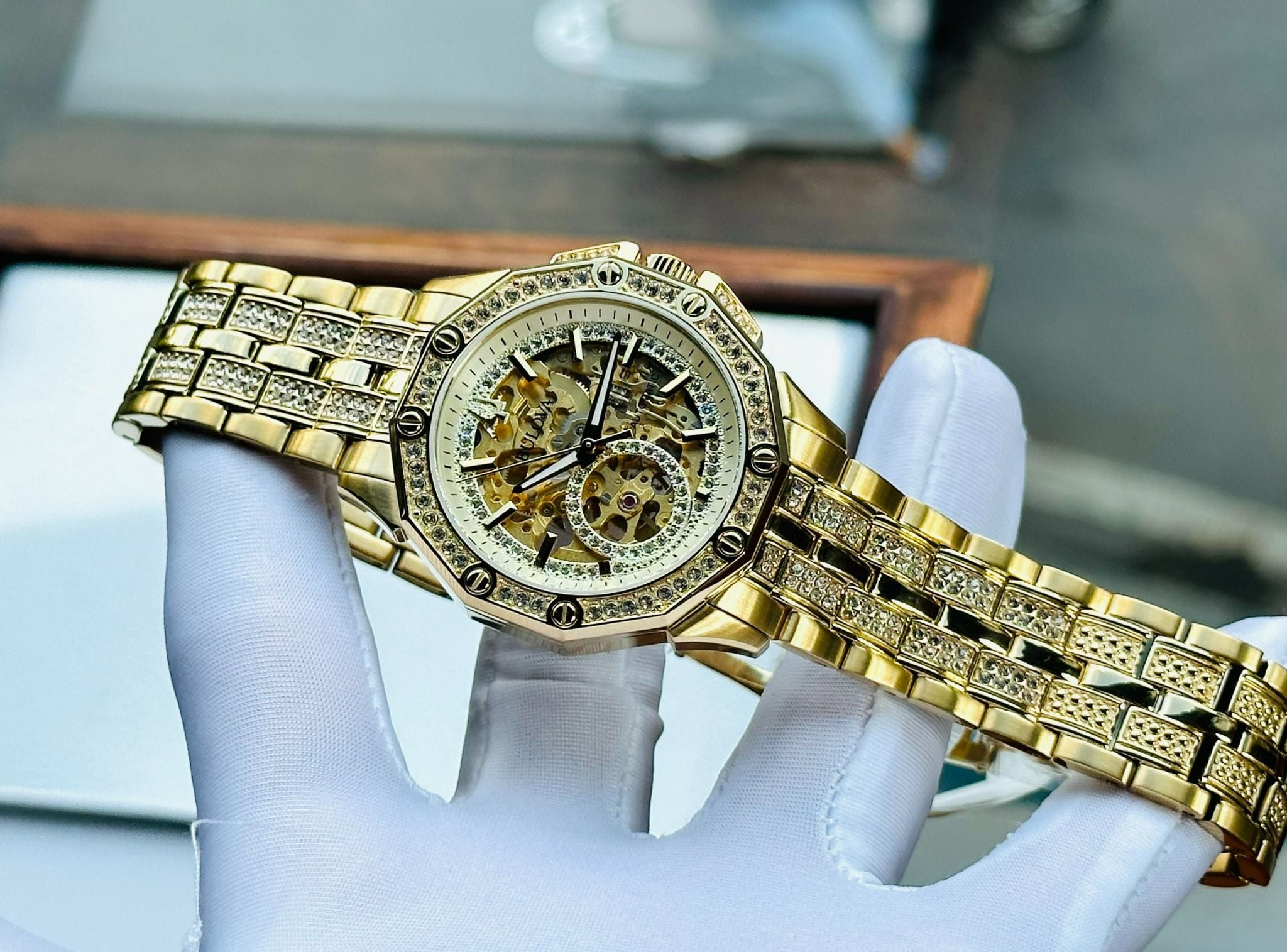 Bulova Automatic 98A292 Crystal Octava Watch - Đồng Hồ Nam – PhongWatch