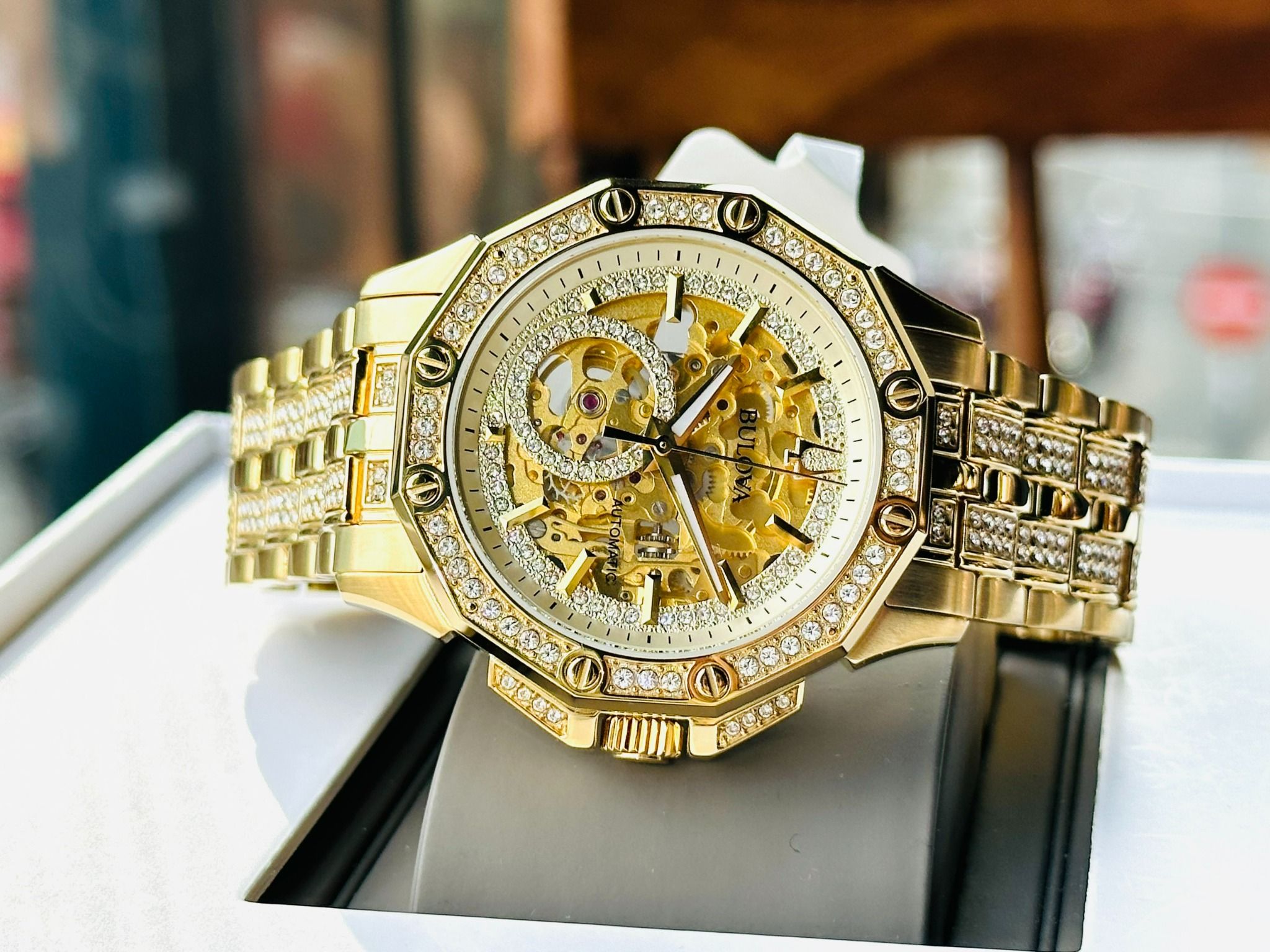 Bulova Automatic 98A292 Crystal Octava Watch - Đồng Hồ Nam – PhongWatch