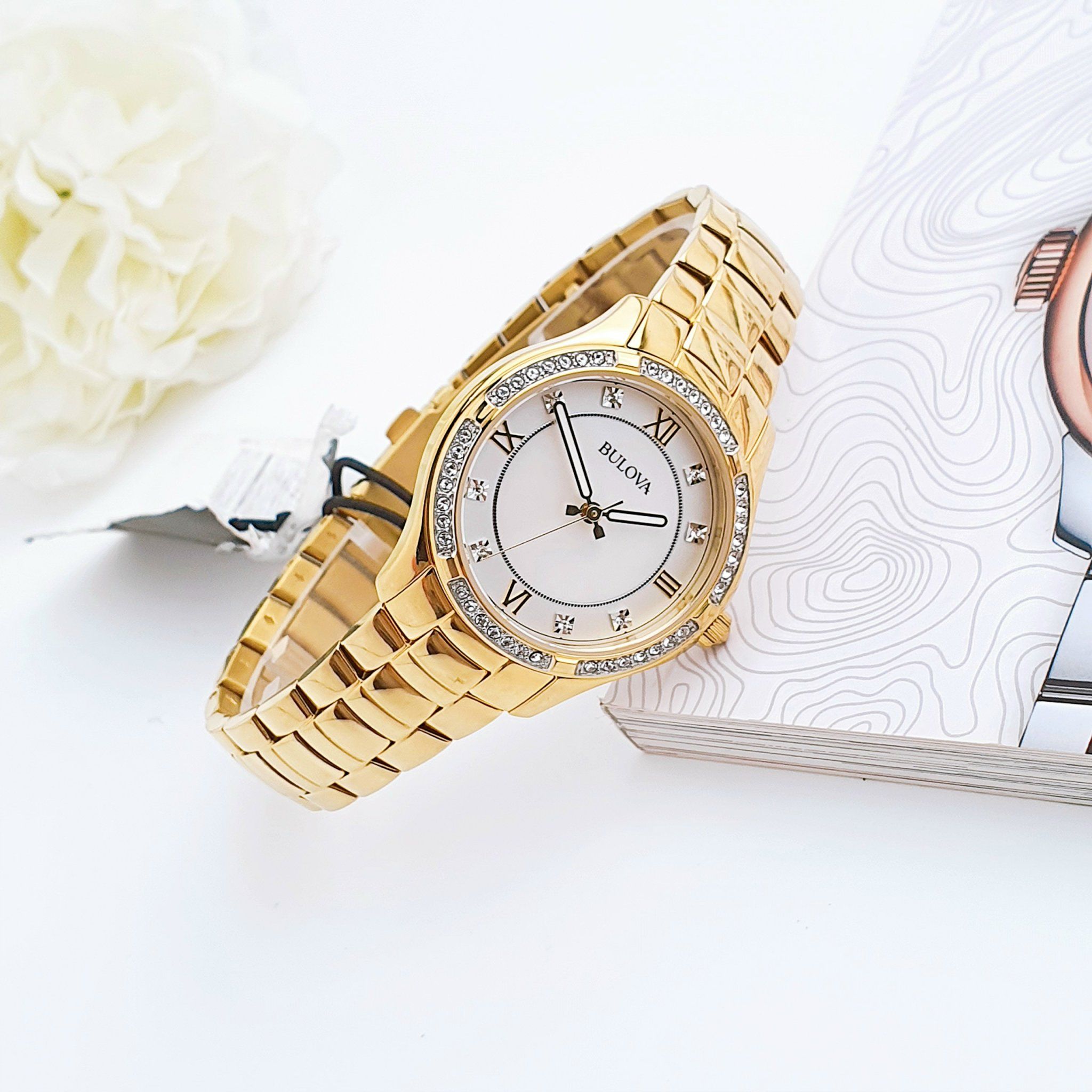 Bulova Quartz 98L256 - Đồng Hồ Nữ - Chính Hãng Giá Tốt – PhongWatch