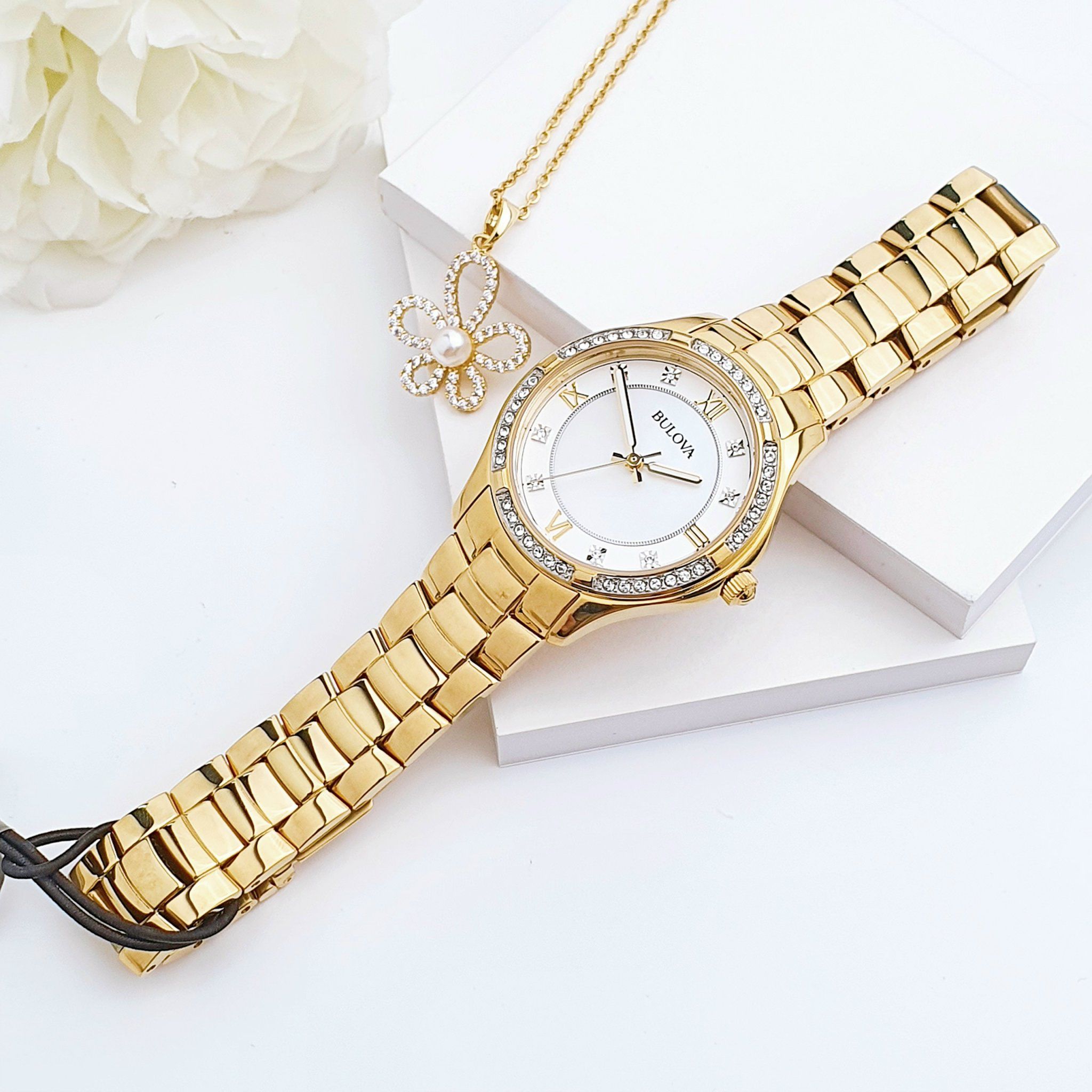 Bulova Quartz 98L256 - Đồng Hồ Nữ - Chính Hãng Giá Tốt – PhongWatch