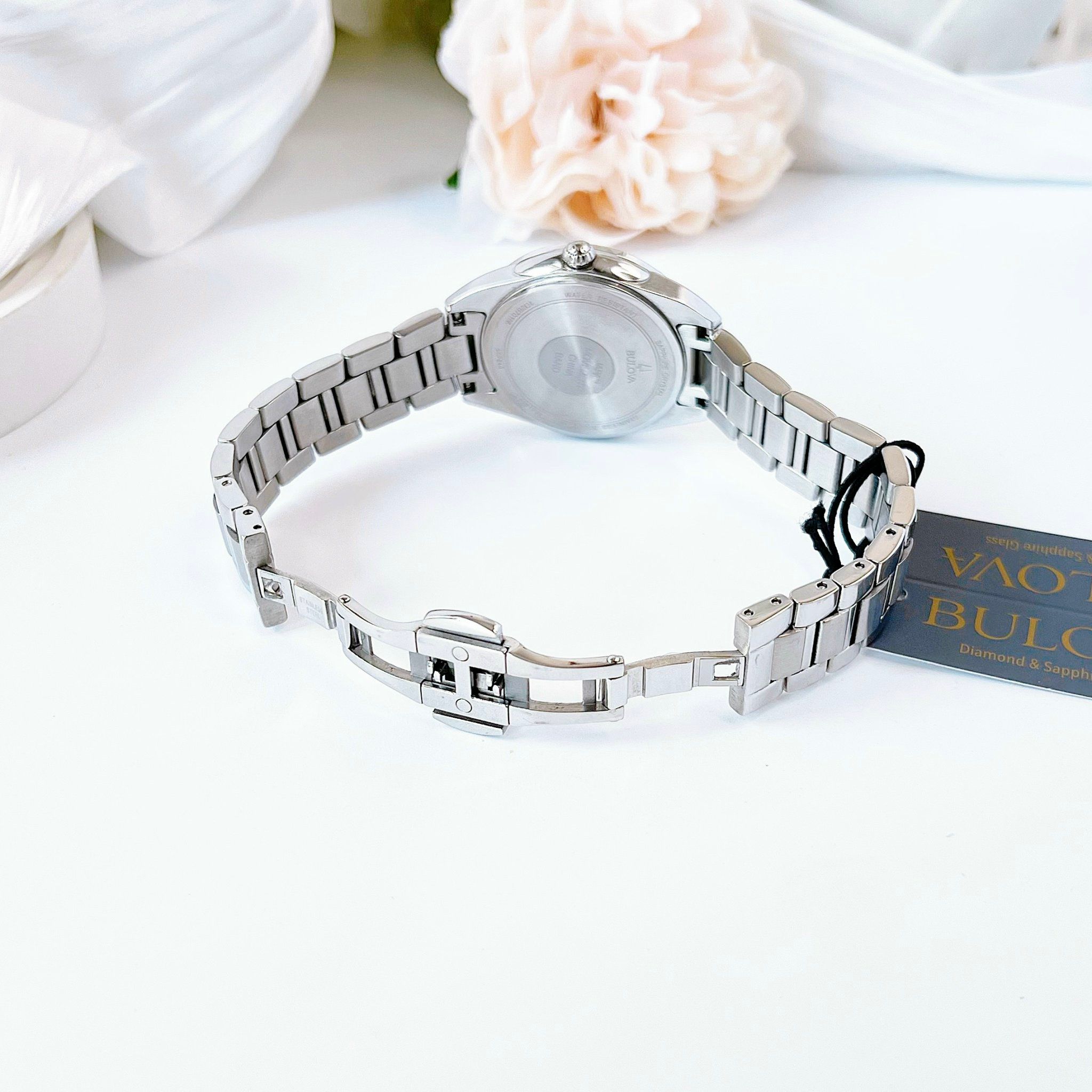 Bulova Quartz 96R243 Sutton Stainless Steel Ladies Watch - Đồng Hồ Nữ ...