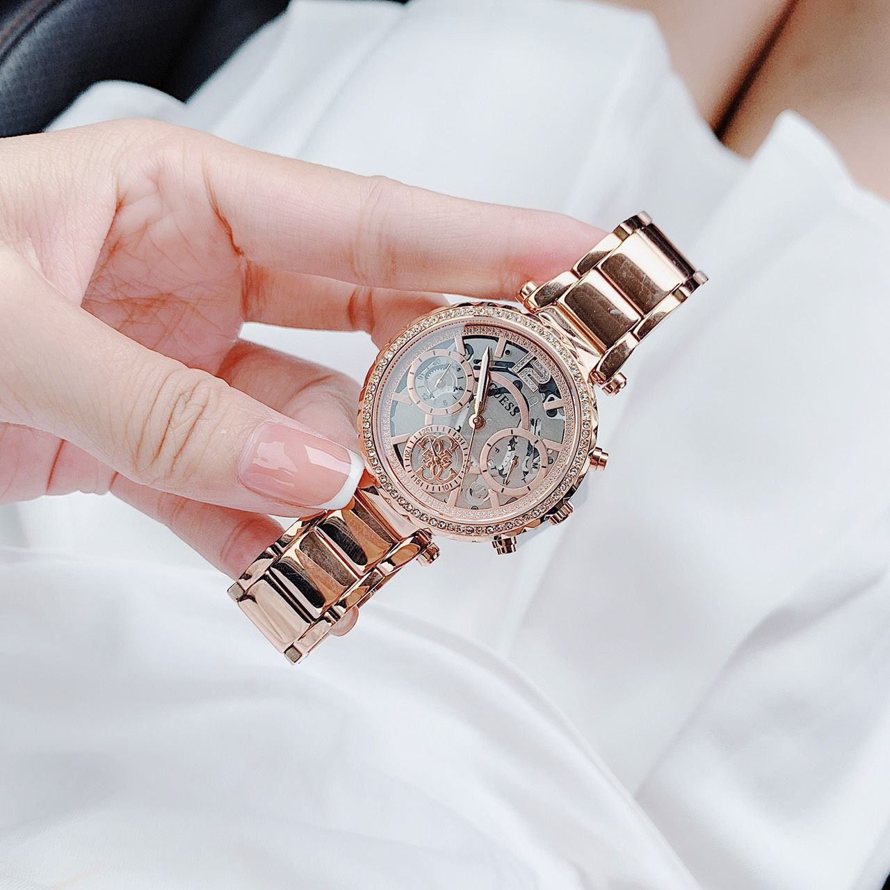 Guess Quartz GW0403L3 Analog Clear Dial - Đồng Hồ Nữ - Chính Hãng ...