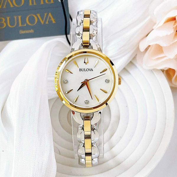 Bulova Quartz 98P212 Diamond Accented - Đồng Hồ Nữ -Chính Hãng Giá Tốt ...