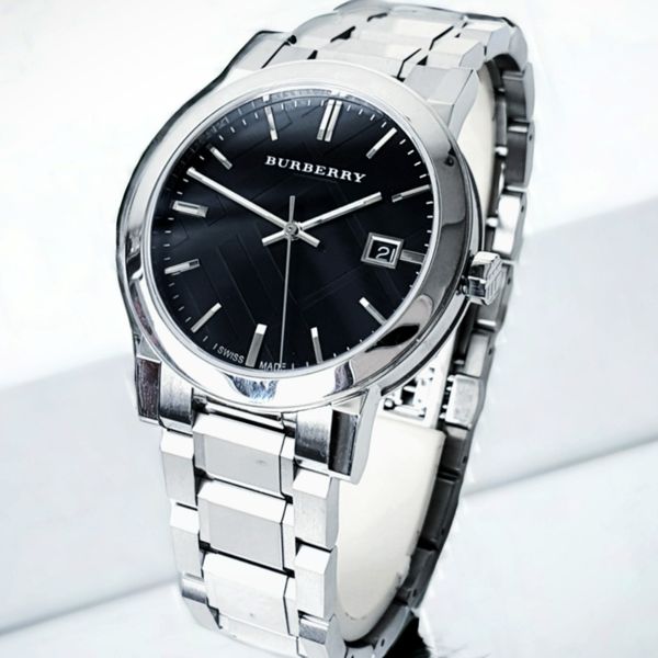 Burberry Quartz BU9001 Black Dial Stainless Steel - Đồng Hồ Nam ...
