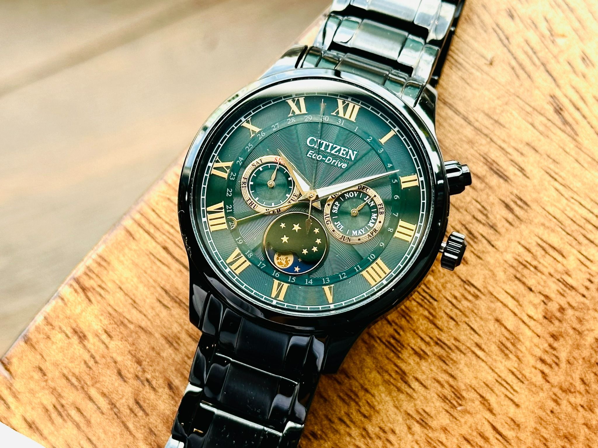 Citizen Eco-Drive AP1055-87X Multifunction Moonphase - Đồng Hồ Nam ...