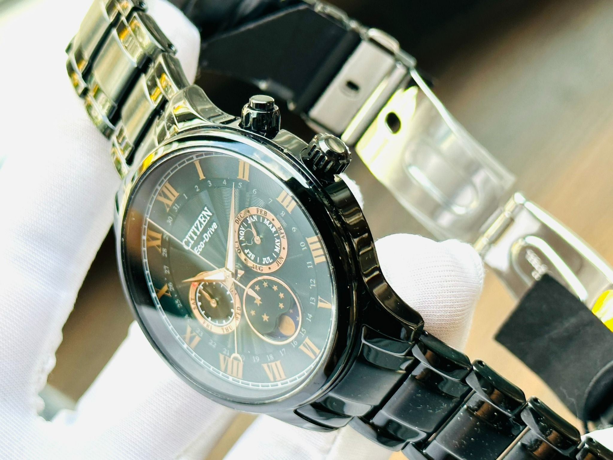 Citizen Eco-Drive AP1055-87X Multifunction Moonphase - Đồng Hồ Nam ...