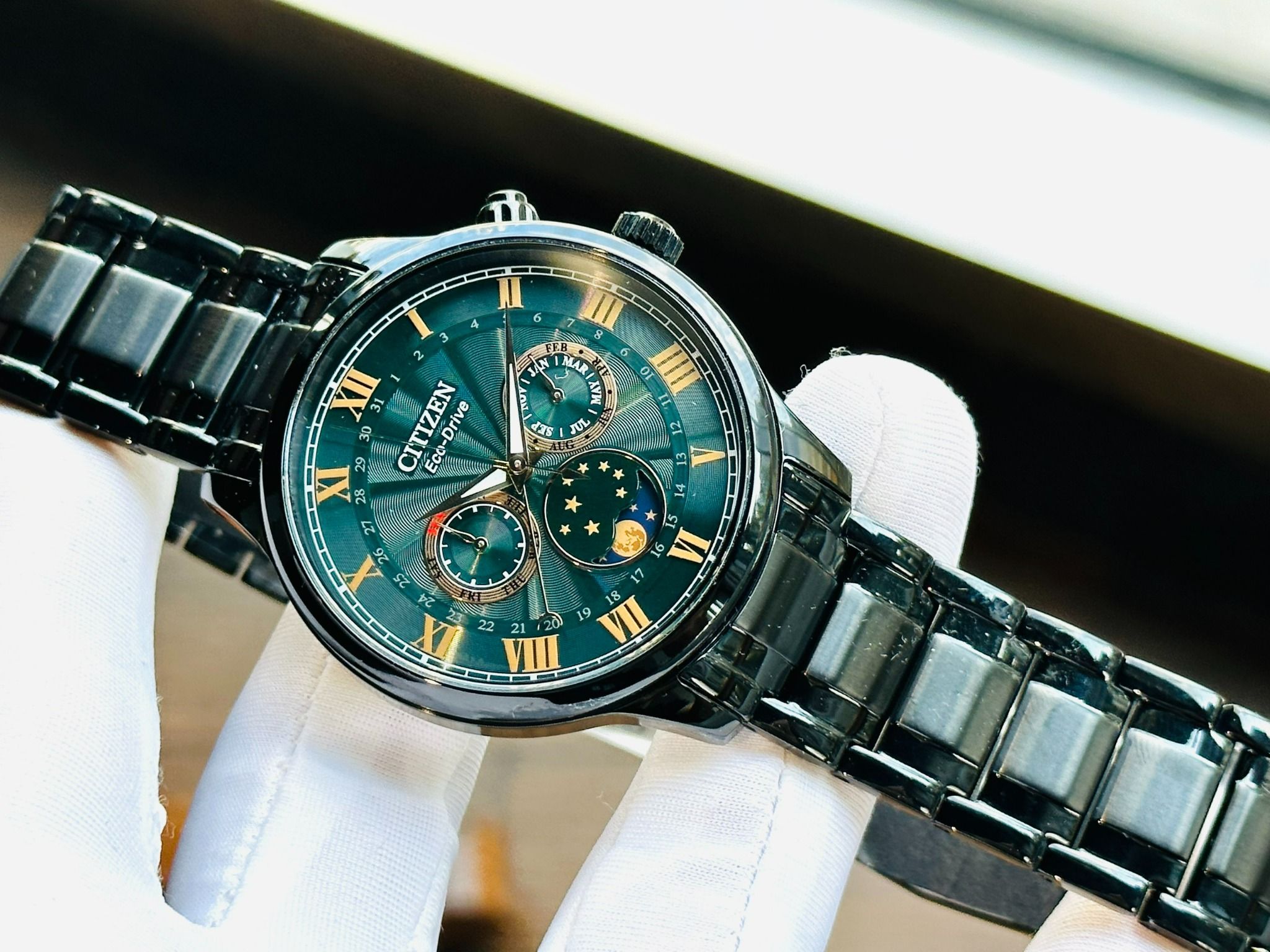 Citizen Eco-Drive AP1055-87X Multifunction Moonphase - Đồng Hồ Nam ...